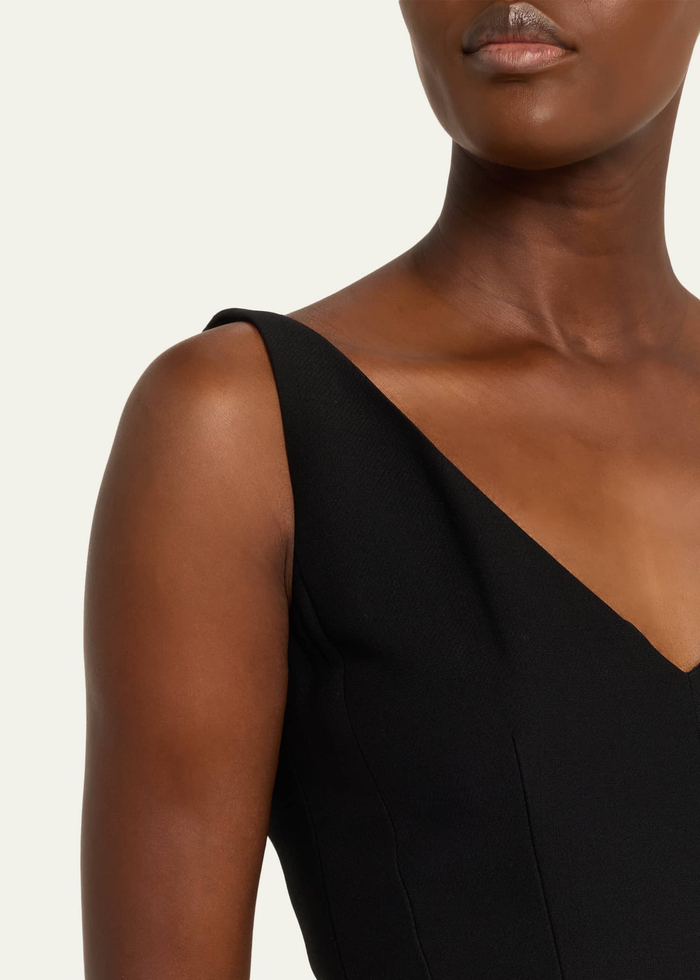 Adam Lippes Willa Sleeveless Silk Wool Midi Dress - Bergdorf Goodman