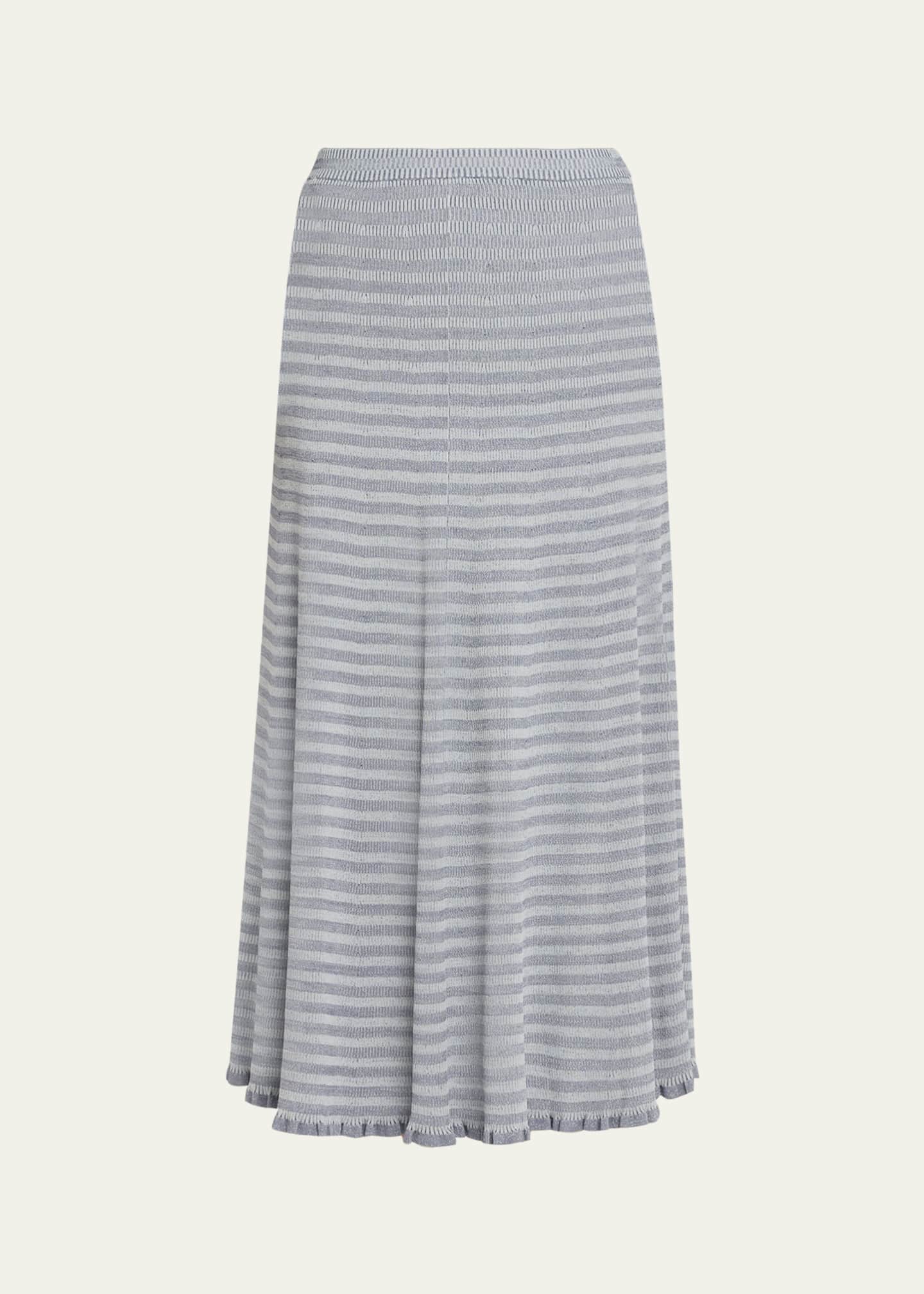 Proenza Schouler White Label Stina Geometric Knit Midi Skirt - Bergdorf ...