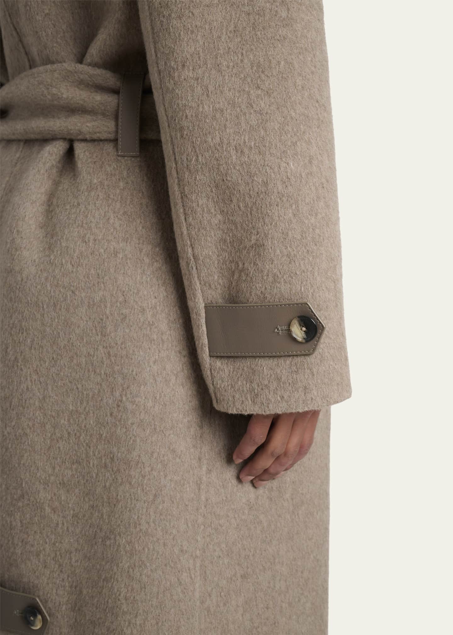 Proenza Schouler White Label Corey Splittable Wool Maxi Coat - Bergdorf ...