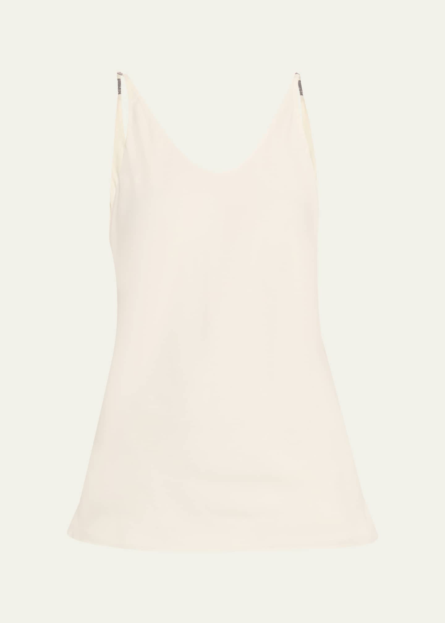 Brunello Cucinelli Silk Cowl-Backless Camisole Top - Bergdorf Goodman