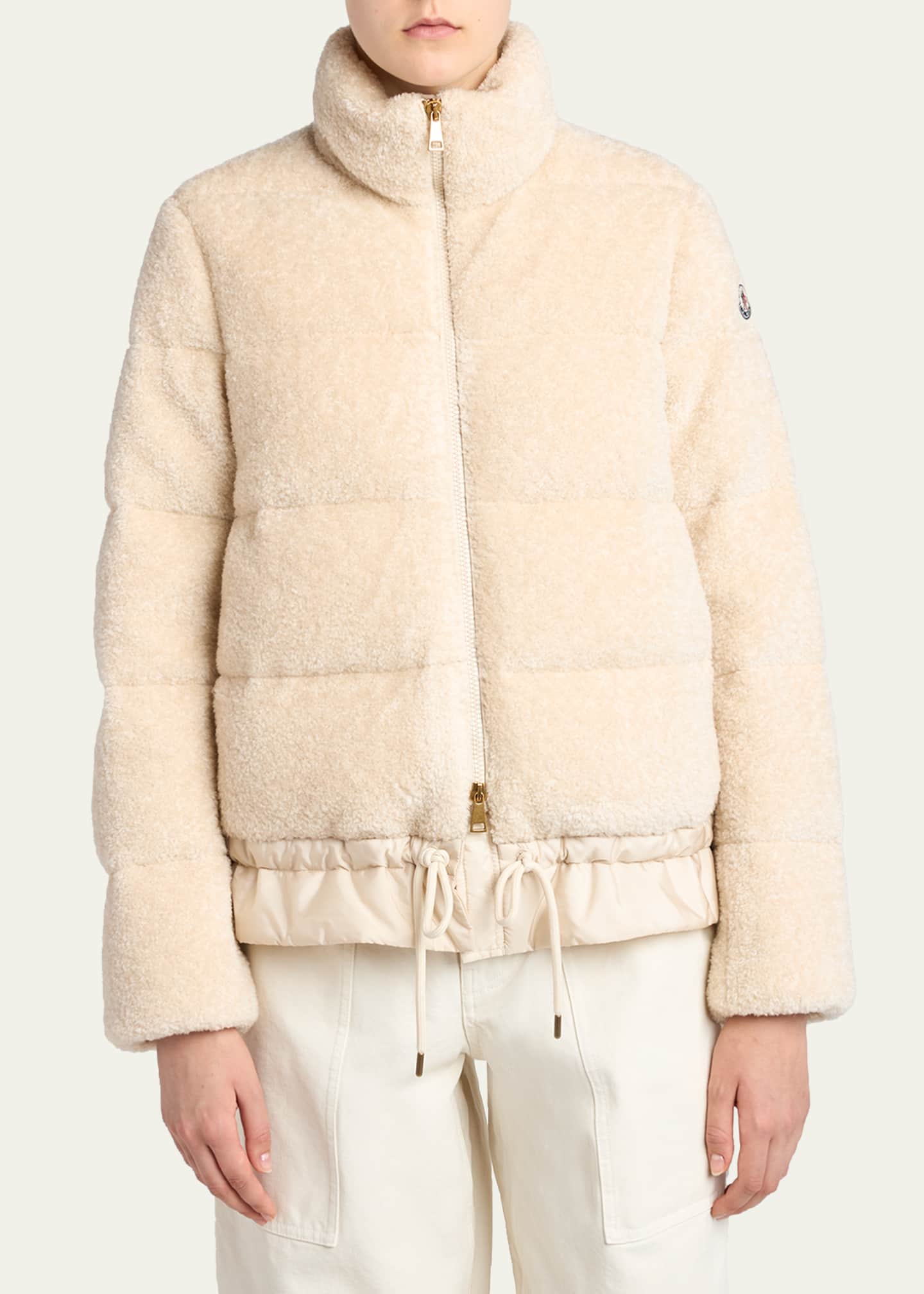 Moncler Cedra Teddy Short Down Jacket - Bergdorf Goodman