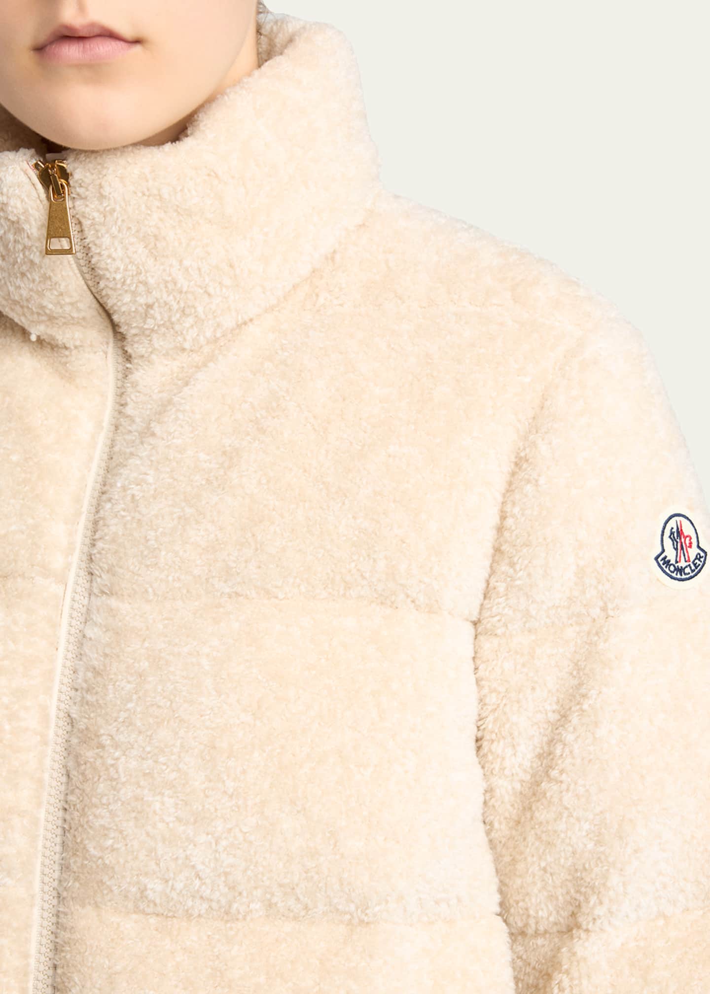 Moncler Cedra Teddy Short Down Jacket - Bergdorf Goodman