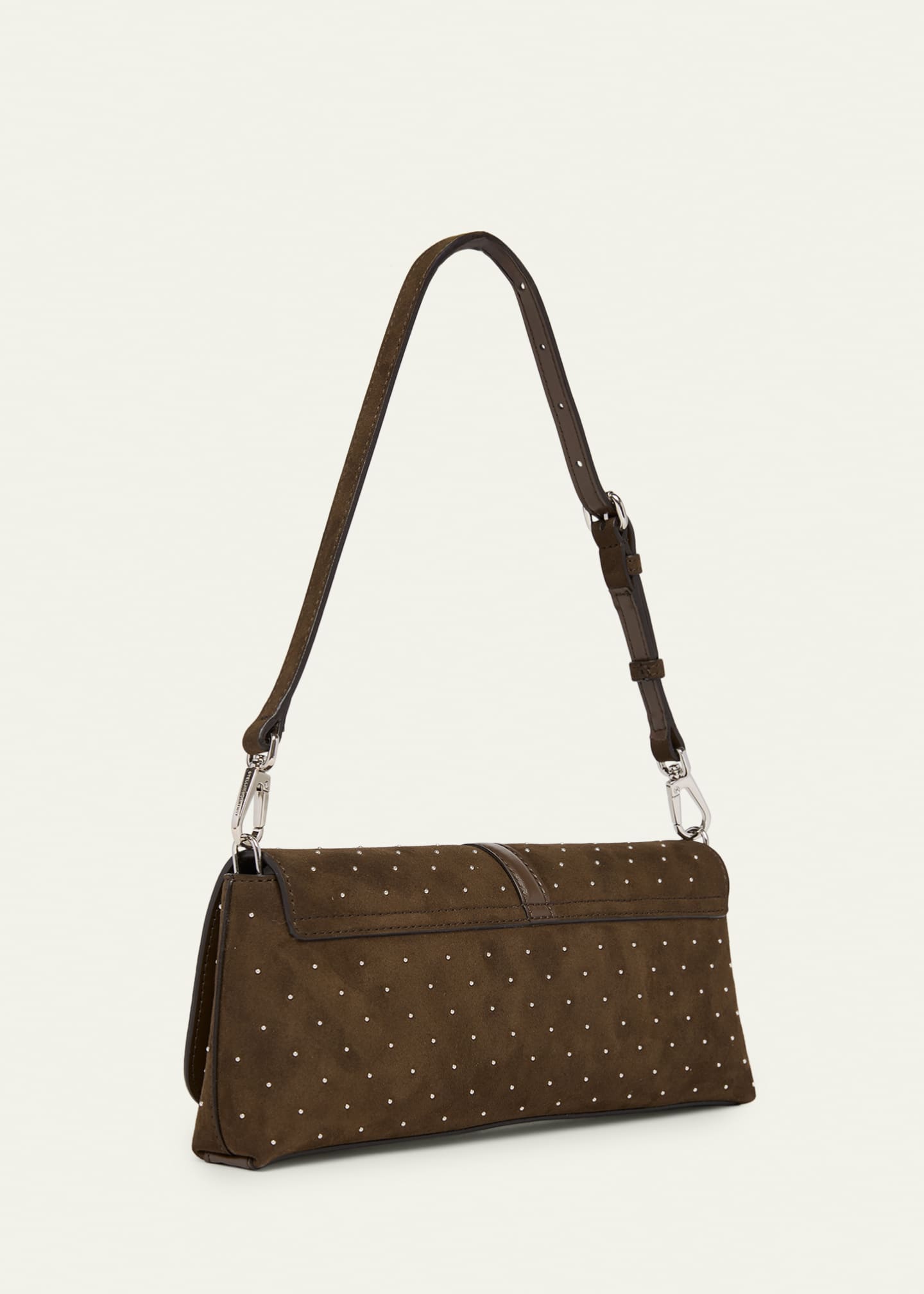 Stella McCartney Ryder Faux Suede Pochette Shoulder Bag - Bergdorf Goodman