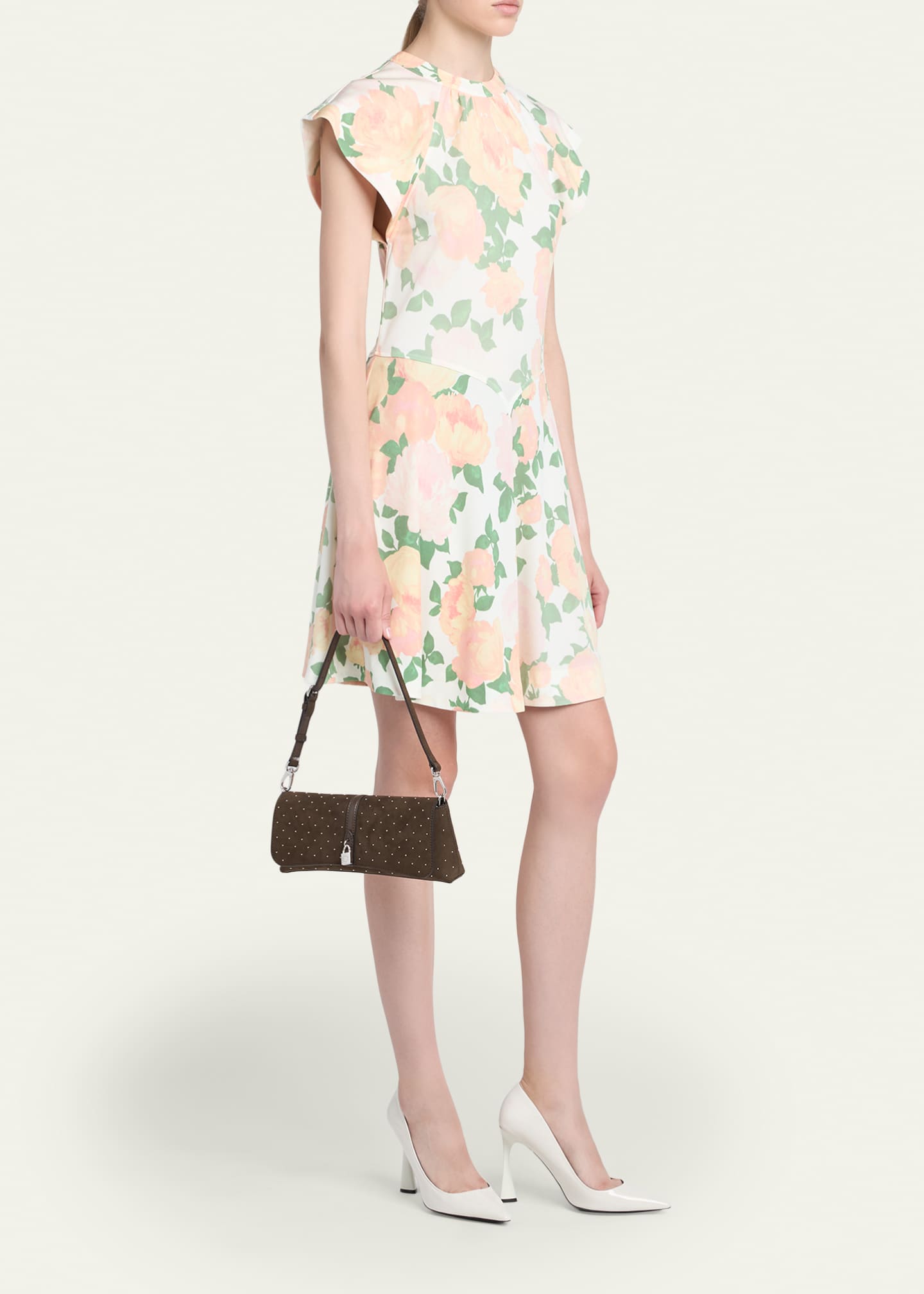 Stella McCartney Ryder Faux Suede Pochette Shoulder Bag - Bergdorf Goodman