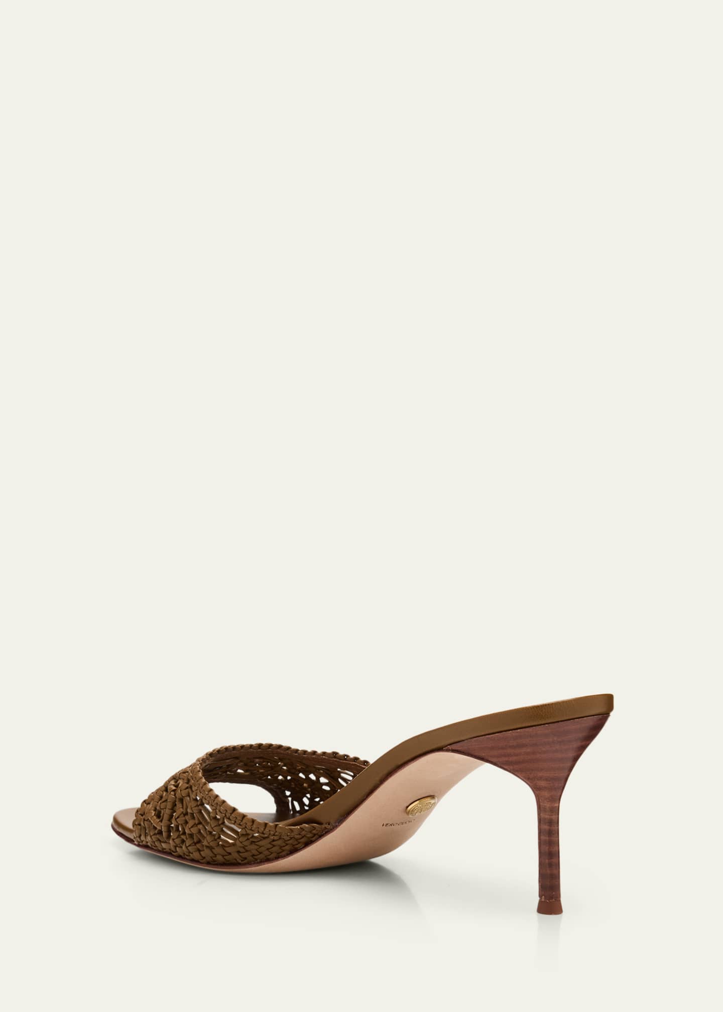 Veronica Beard 70mm Tia Macrame Leather Sandals - Bergdorf Goodman