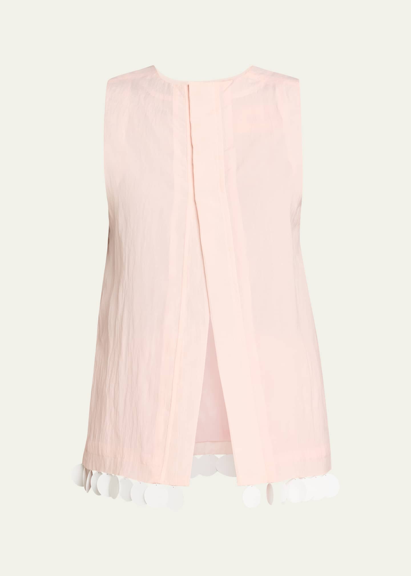 Plan C Dot-Sequined Split Tank Top - Bergdorf Goodman