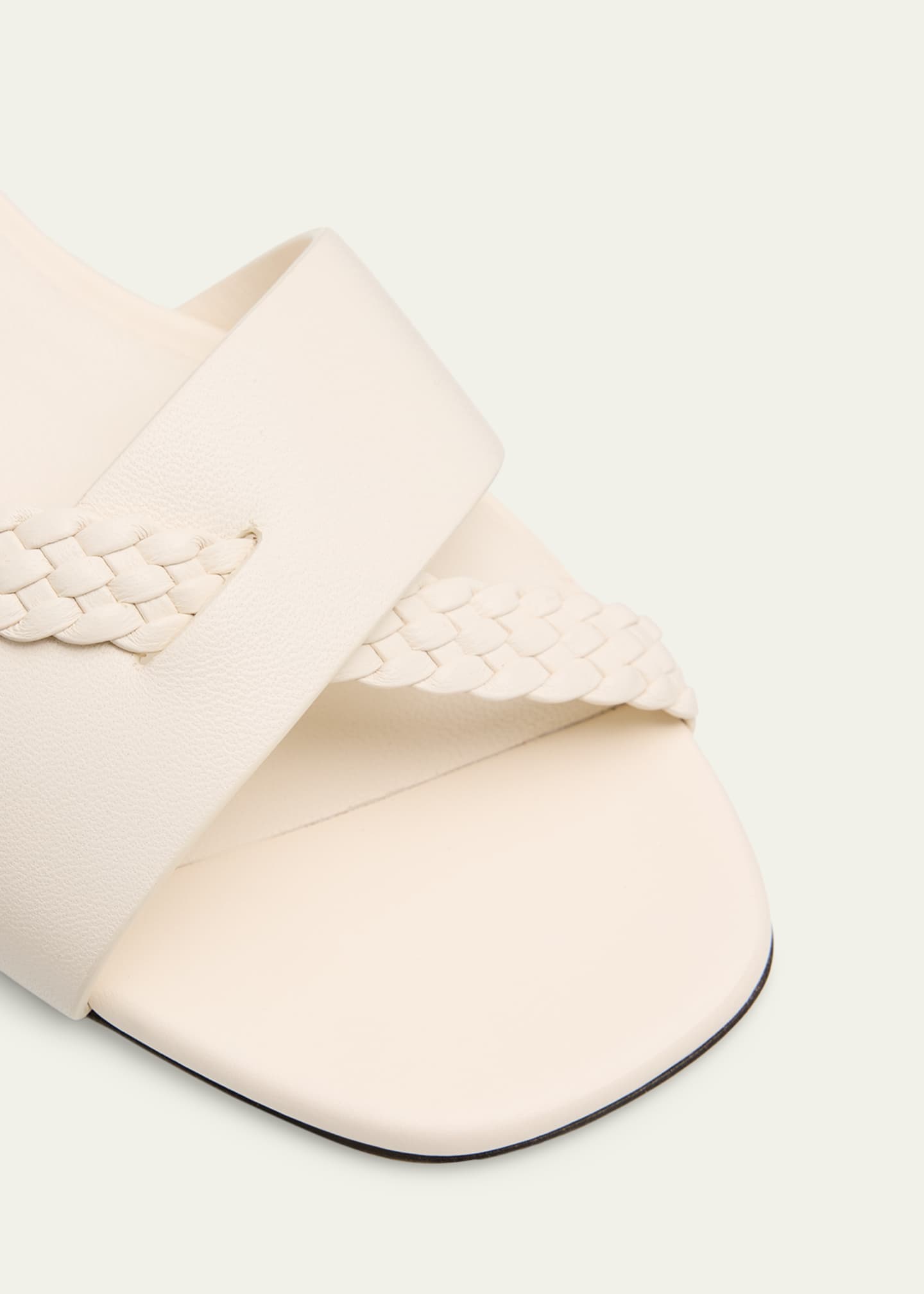 Jimmy Choo 45mm Rori Leather Mule Sandals - Bergdorf Goodman