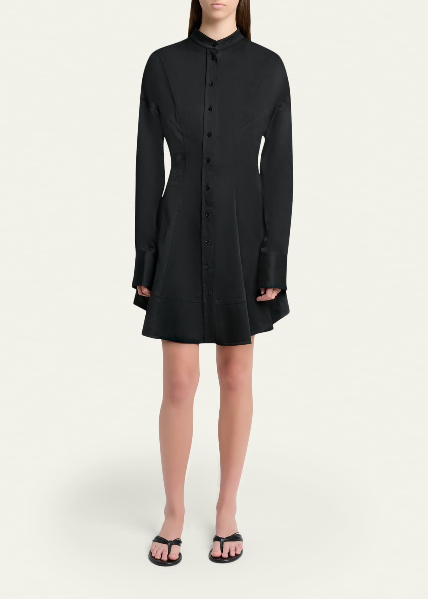 Proenza Schouler Janan Cotton Poplin Mini Shirtdress - Bergdorf Goodman