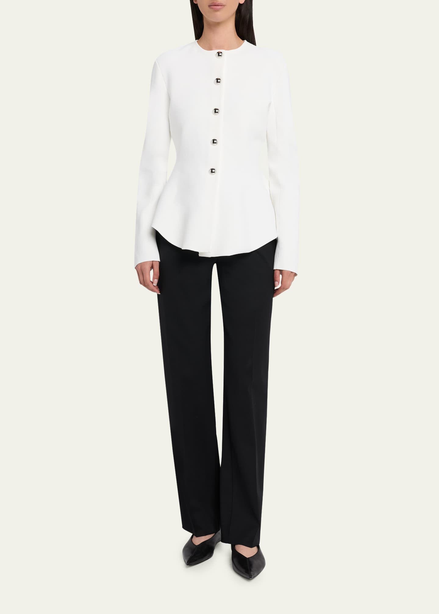 Proenza Schouler Dasha Peplum Jacket - Bergdorf Goodman