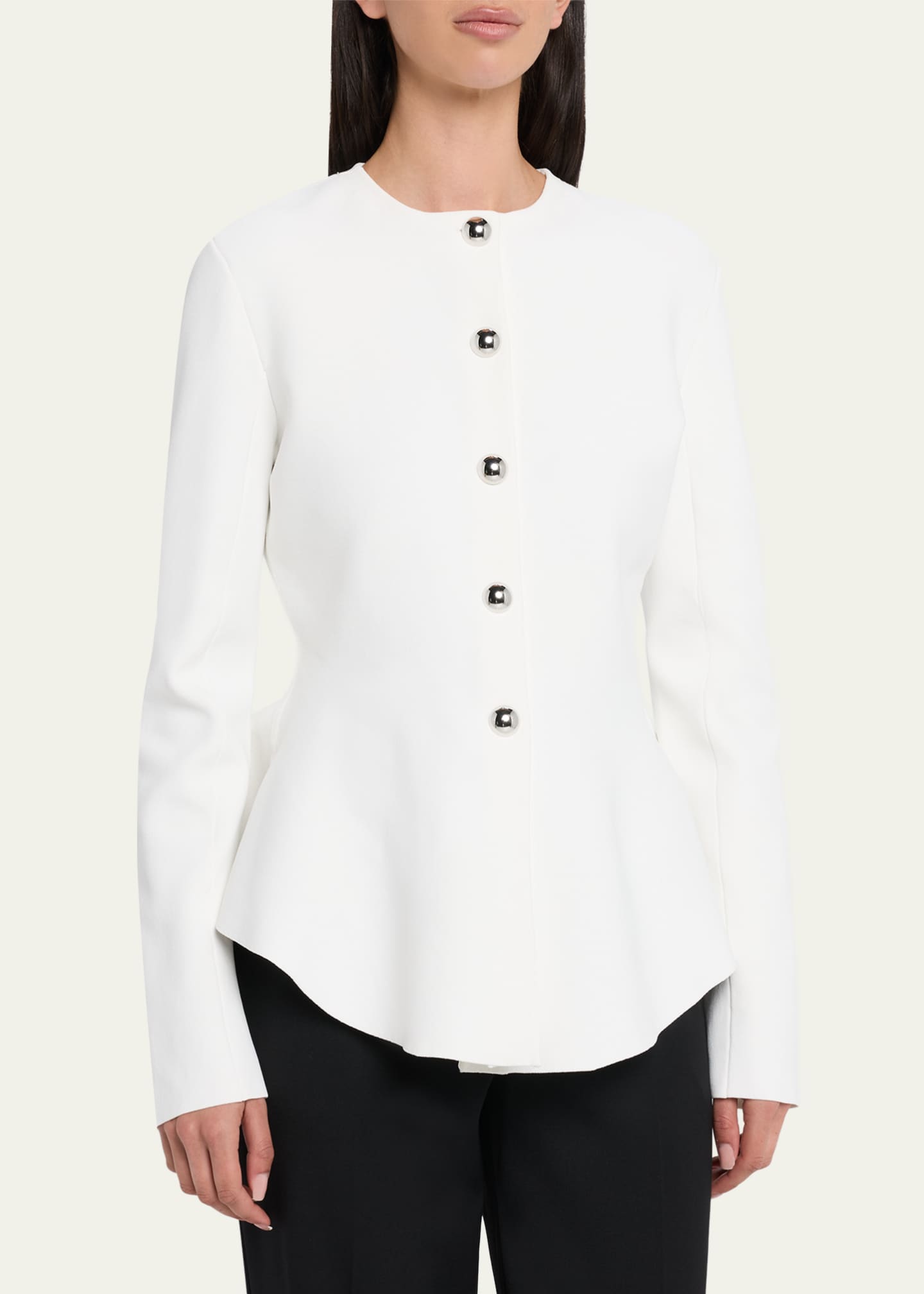 Proenza Schouler Dasha Peplum Jacket - Bergdorf Goodman