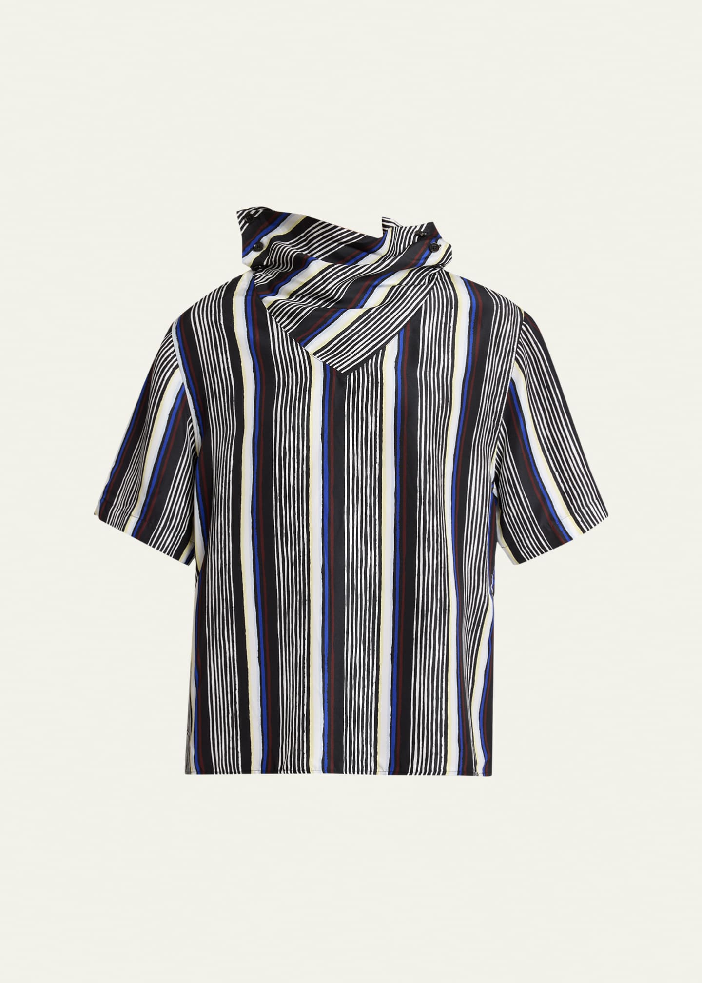 Proenza Schouler Amira Stripe Silk Top - Bergdorf Goodman