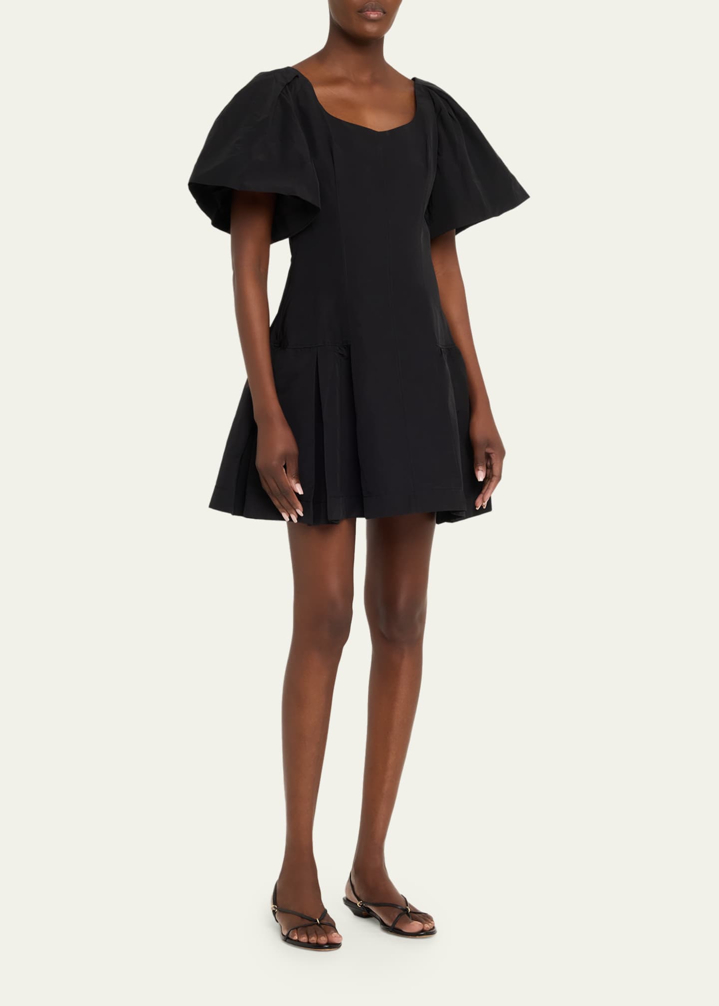 SIMKHAI Hattie Puff-Sleeve Mini Dress - Bergdorf Goodman