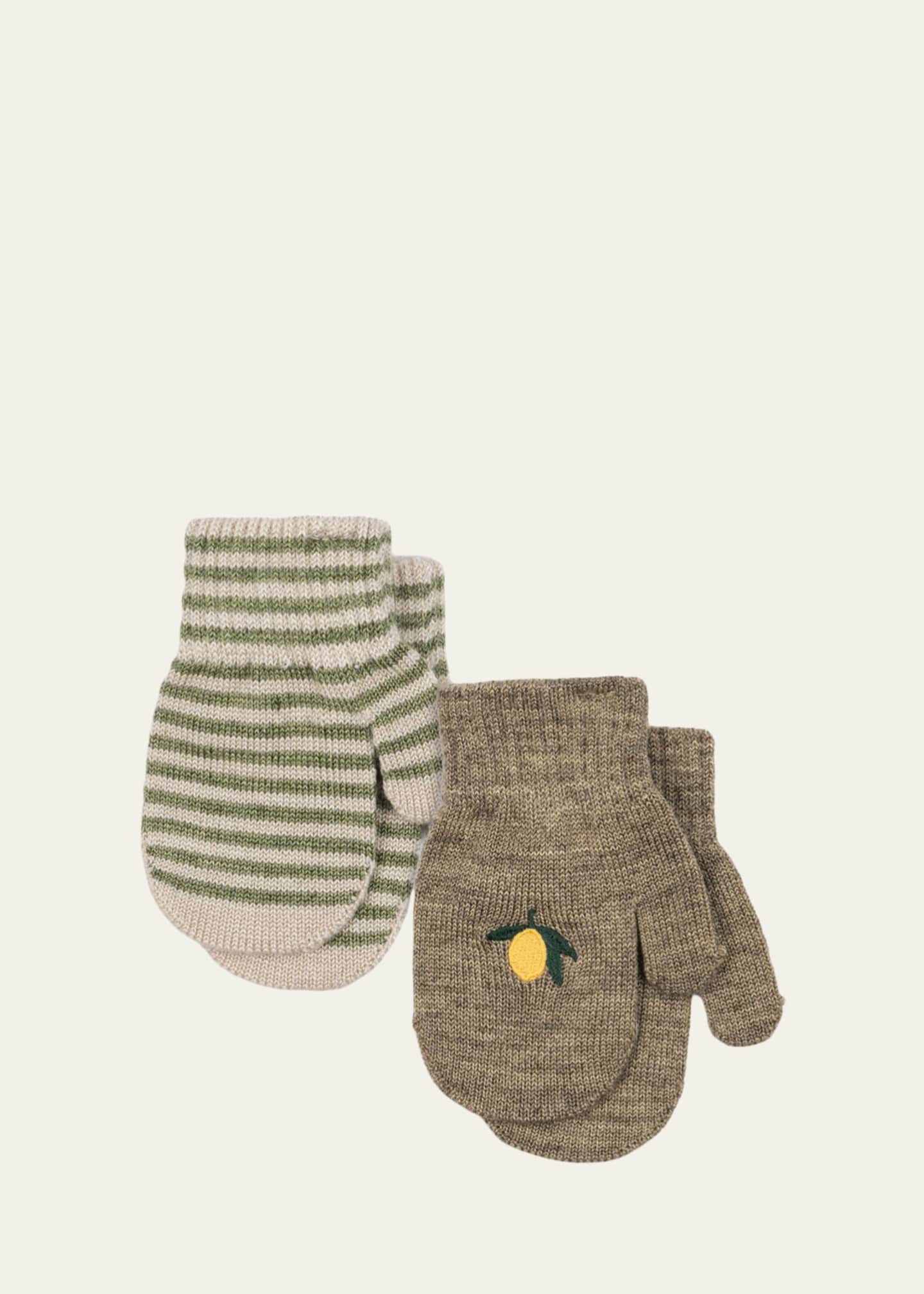 Konges Slojd Kid's 2-Pack Filla Mittens - Bergdorf Goodman