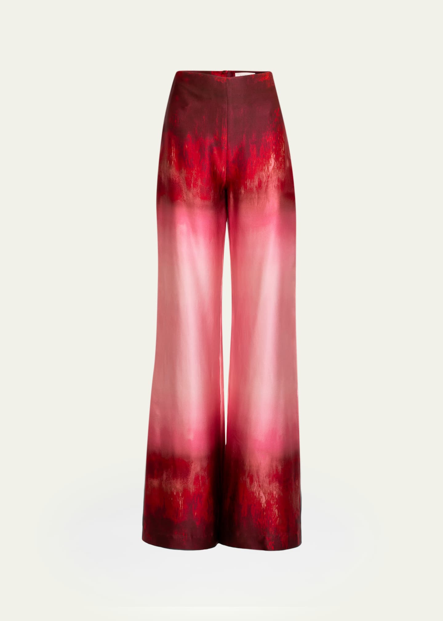 Silvia Tcherassi Andie Degrade Silk Wide-Leg Pants - Bergdorf Goodman