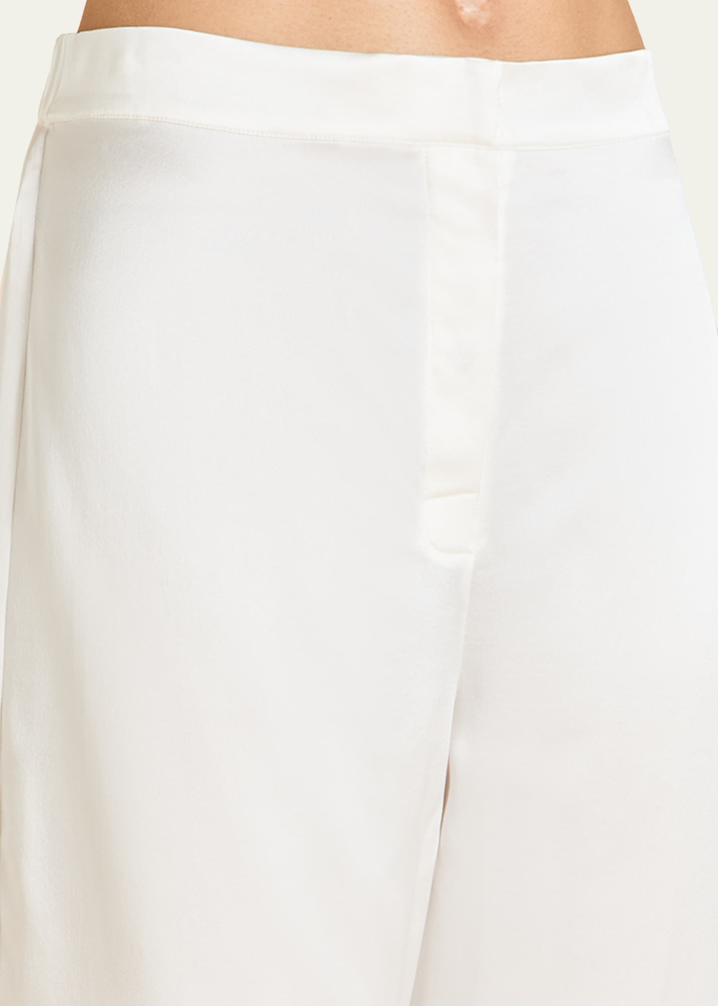 Olivia von Halle Bacall Straight-Leg Silk Pajama Set - Bergdorf Goodman