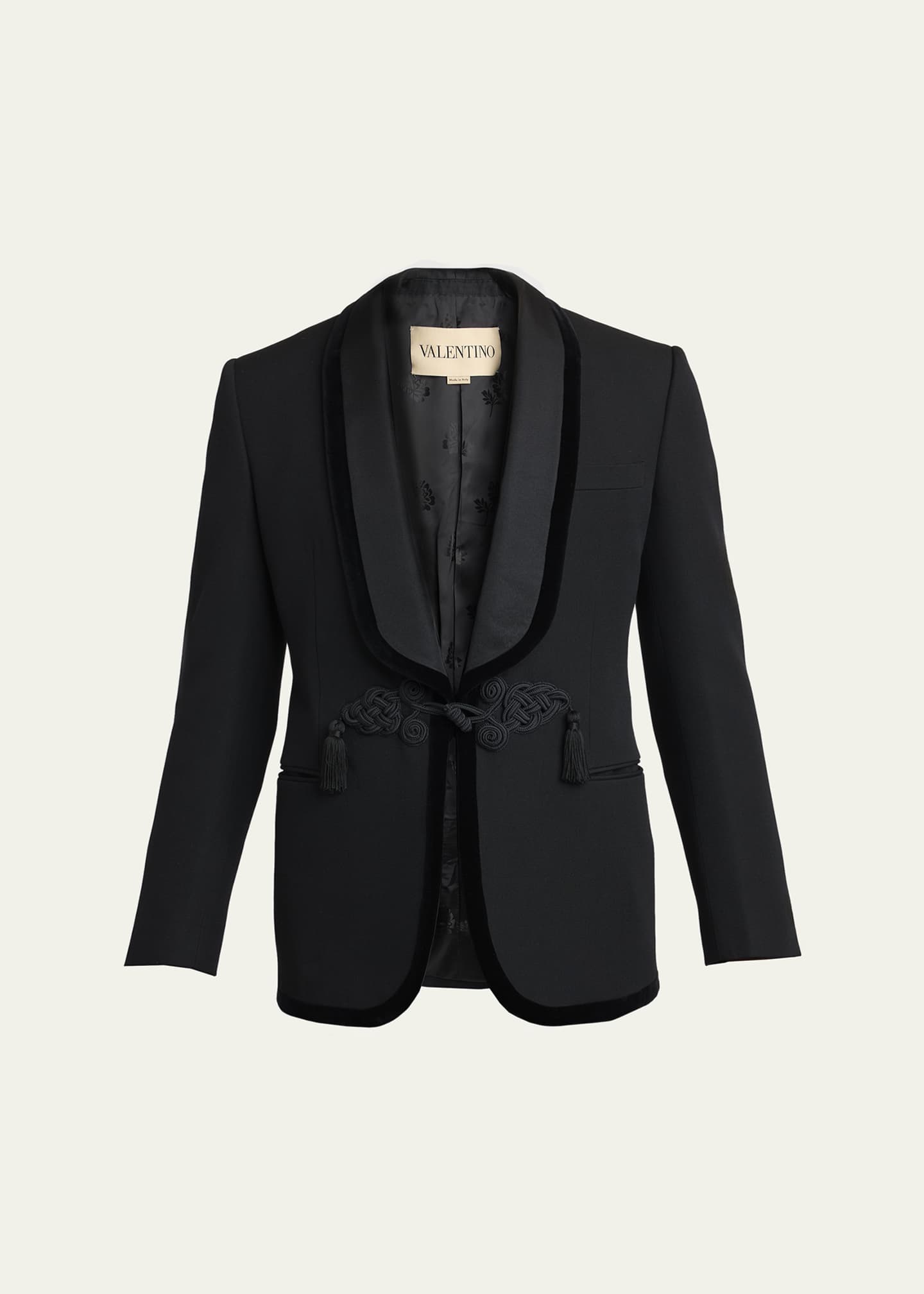 Valentino Garavani Men's Grain de Poudre Toggle-Front Dinner Jacket ...