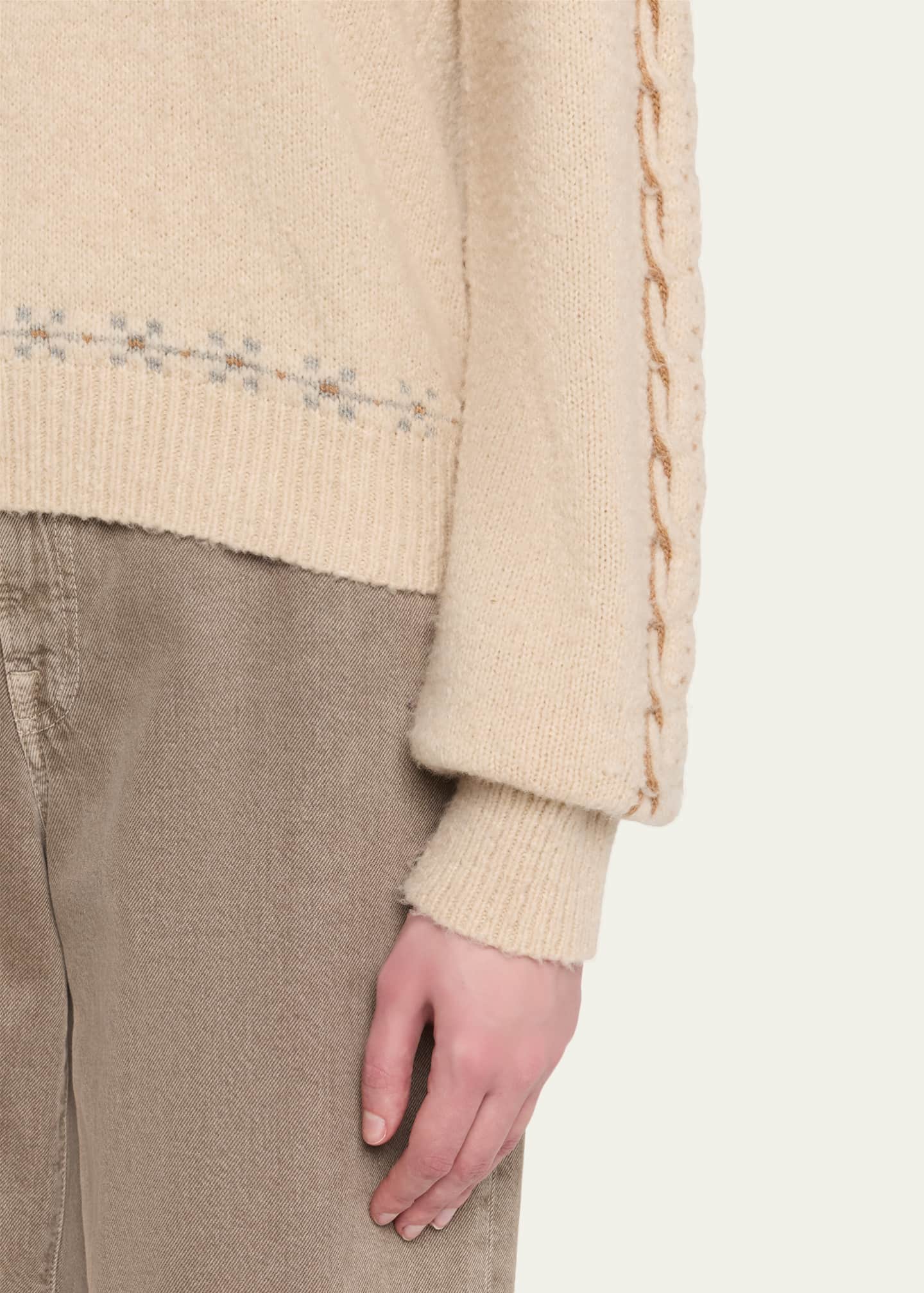 Guest in Residence Cloud Chalet Wool Cashmere Crewneck Sweater ...