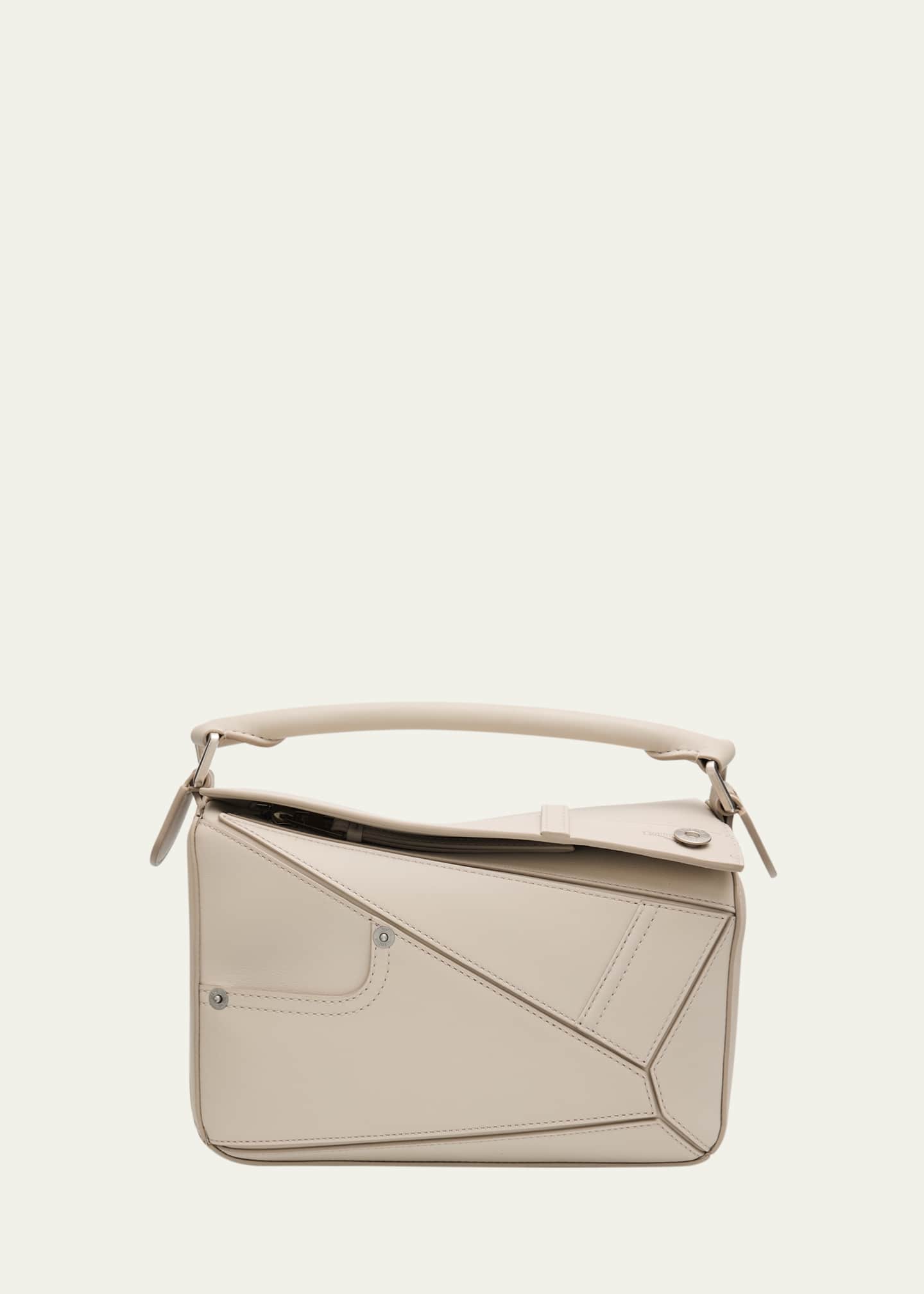 Loewe Puzzle Panta Small Top-Handle Bag in Leather - Bergdorf Goodman