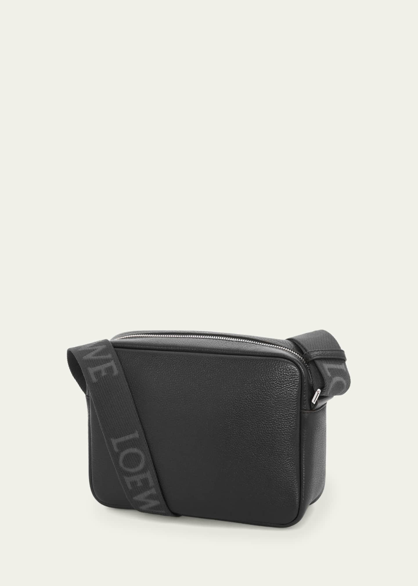 Loewe Men's Medium Pebble Grained Calfskin Messenger Bag - Bergdorf Goodman