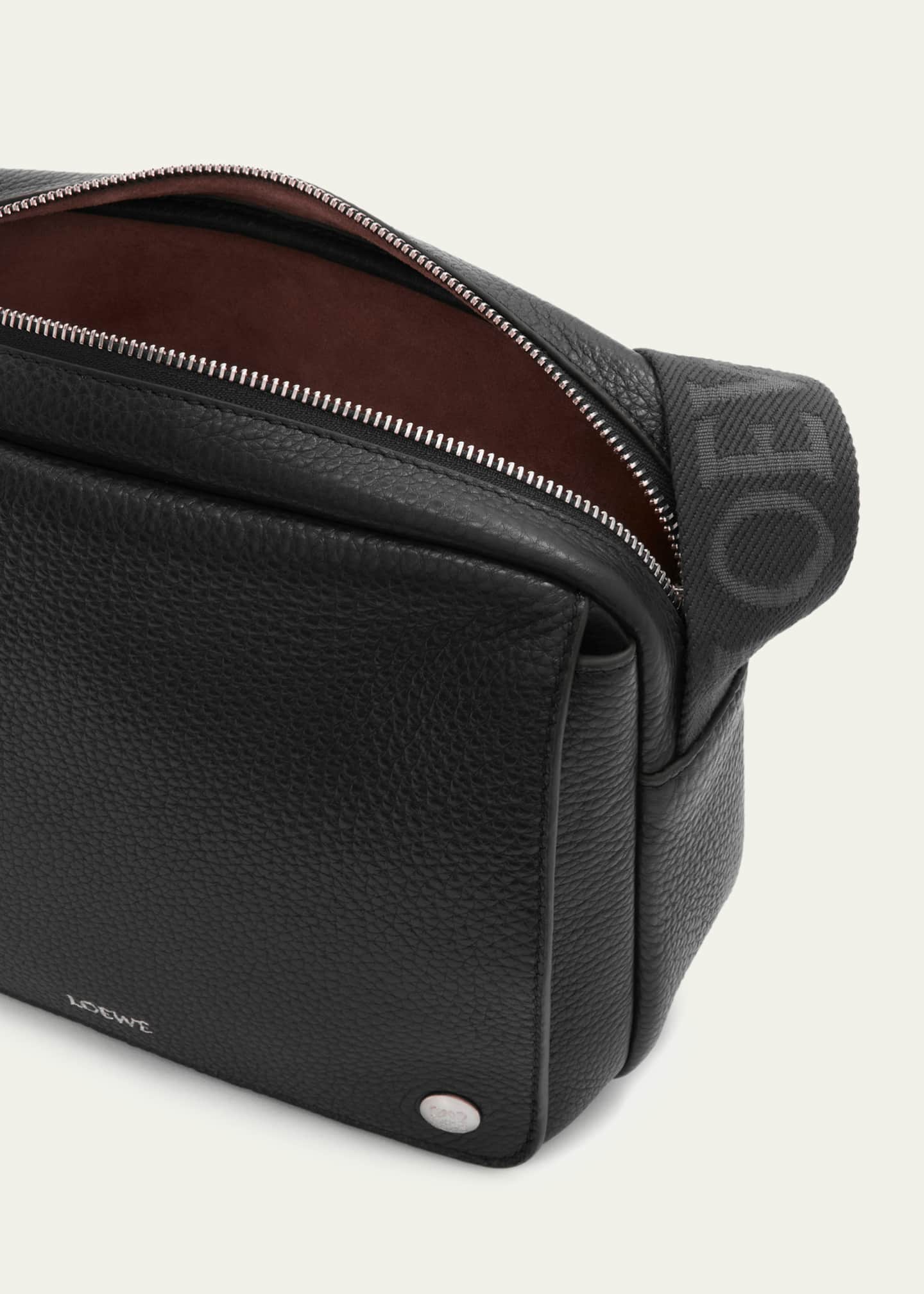 Loewe Men's Medium Pebble Grained Calfskin Messenger Bag - Bergdorf Goodman