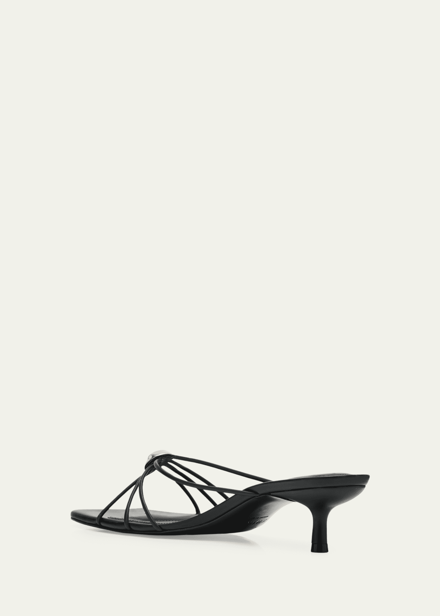 SIMKHAI Amaya Strappy Leather Kitten-Heel Sandals - Bergdorf Goodman