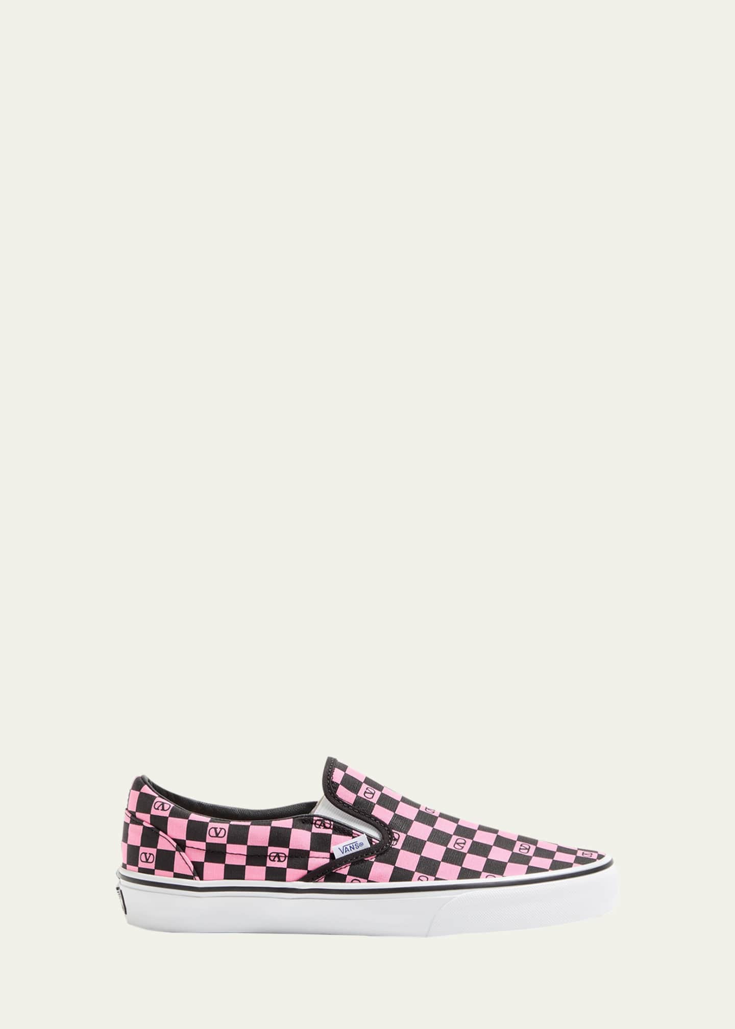 Valentino Garavani x Vans Men's VLogo Checkerboard Classic Slip-On ...