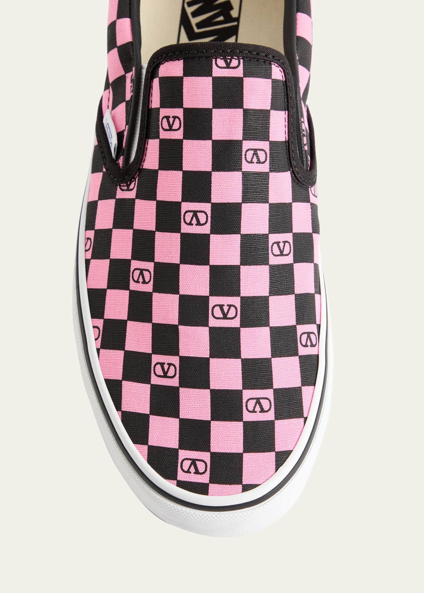 Valentino Garavani x Vans Men's VLogo Checkerboard Classic Slip-On ...