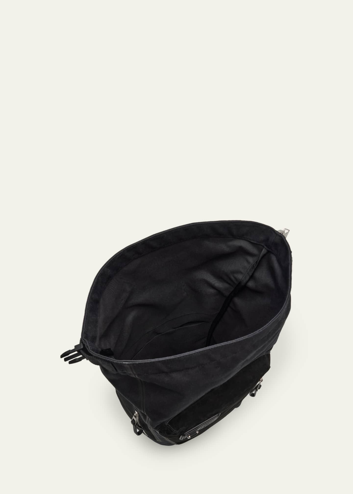 Loewe Men's Flex Roll-Top Canvas & Suede Backpack - Bergdorf Goodman
