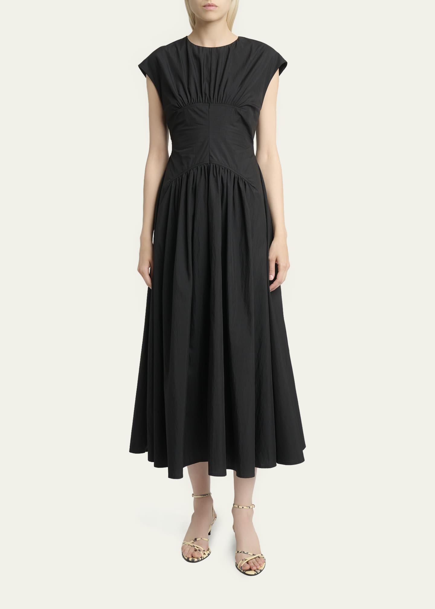 Proenza Schouler White Label Nyssa A-Line Technical Cotton Dress ...