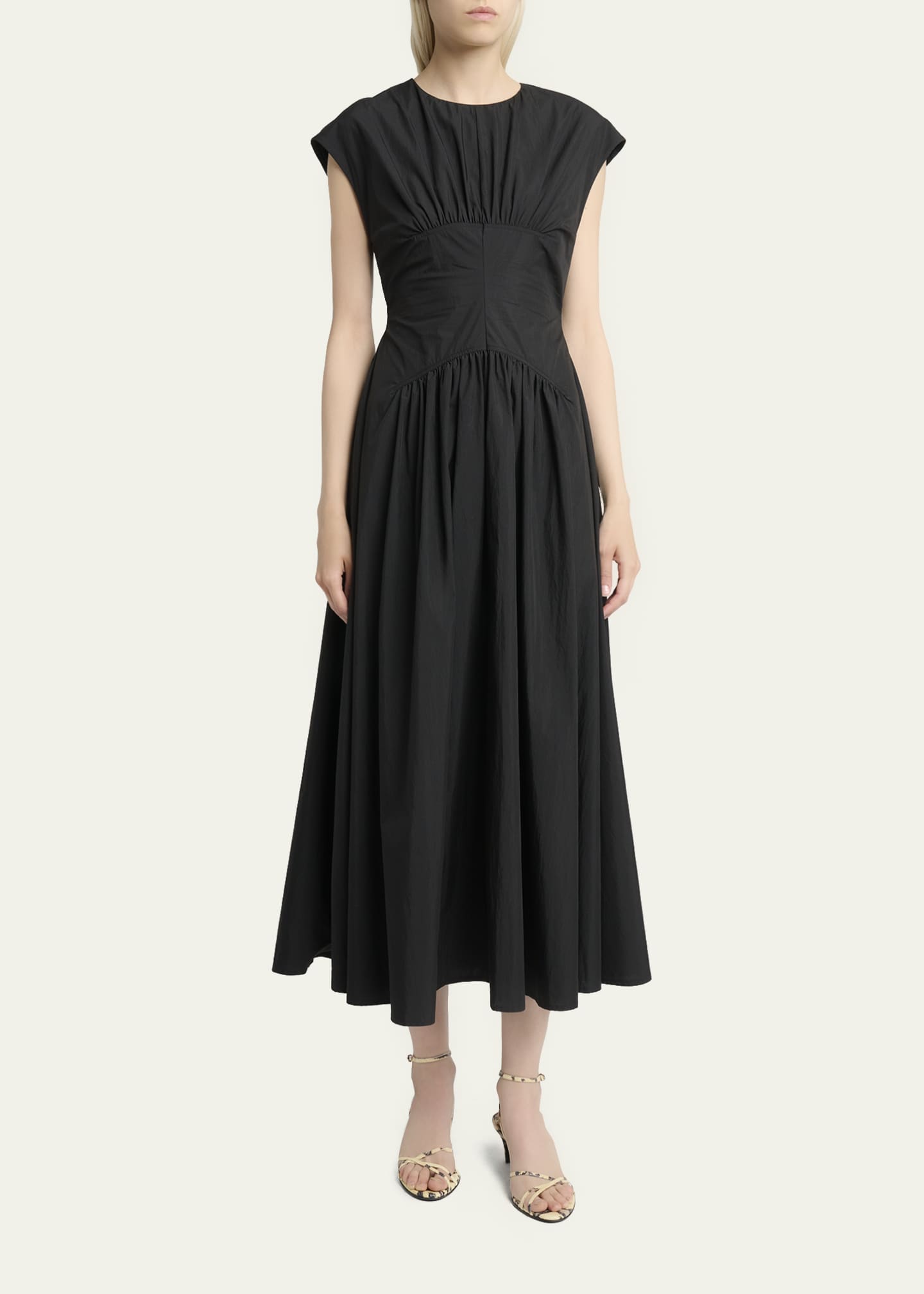 Proenza Schouler White Label Nyssa A-Line Technical Cotton Dress ...