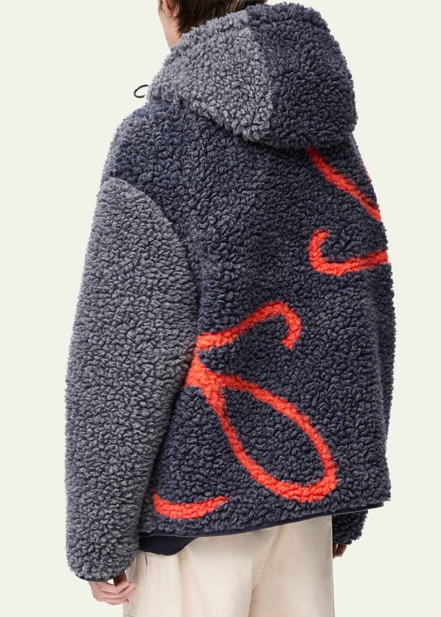 Loewe Men's Hooded Teddy Jacket - Bergdorf Goodman