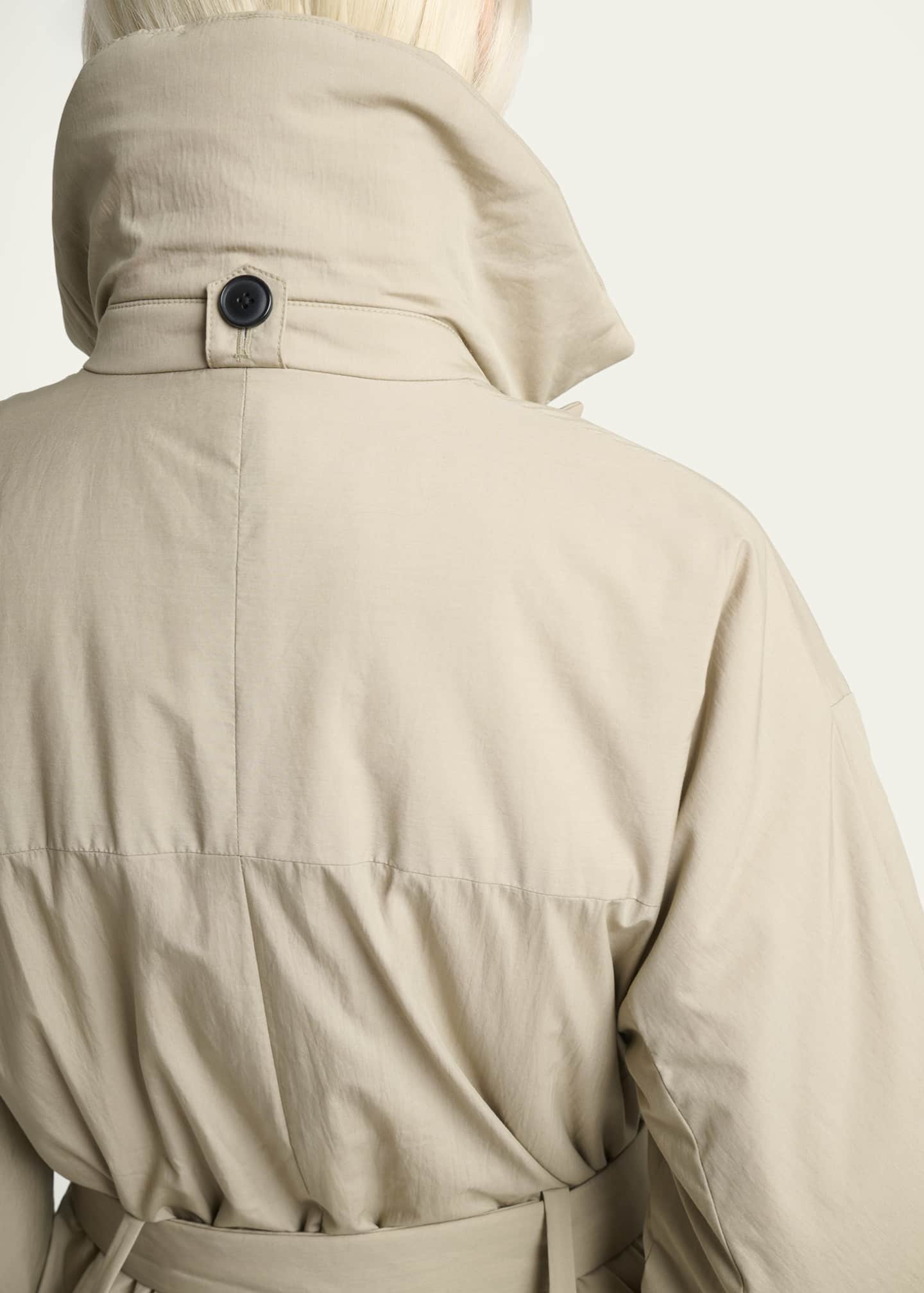 Proenza Schouler Saphira Parachute Cotton Trench Coat - Bergdorf Goodman