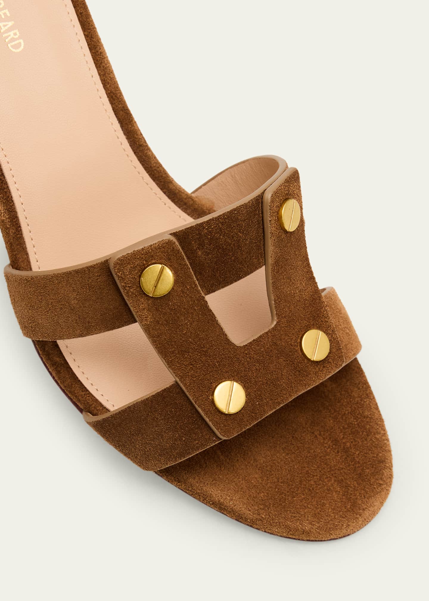 Veronica Beard 55mm Via Suede Block-Heel Sandals - Bergdorf Goodman