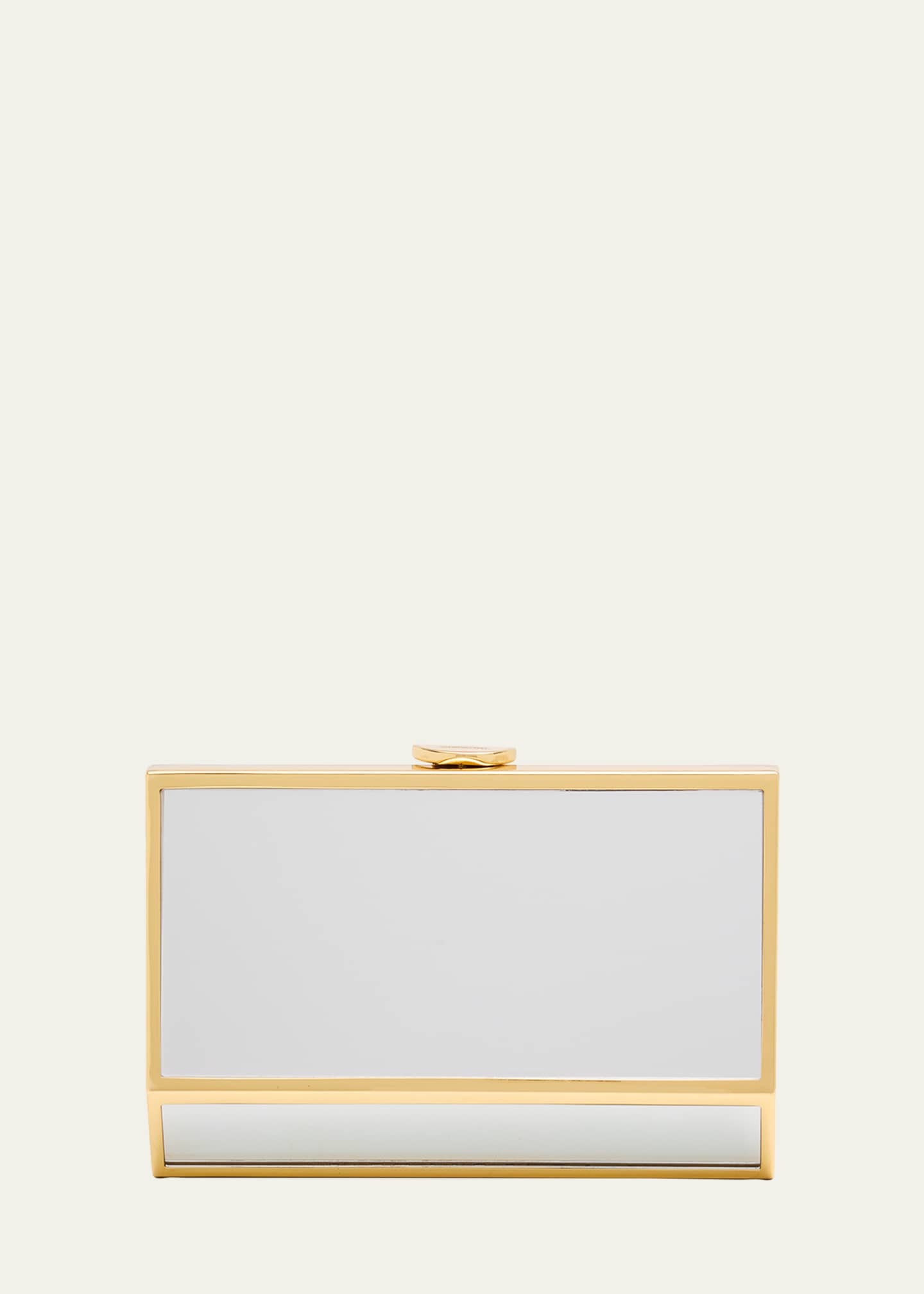 SIMKHAI Maddox Geometric Mirror Clutch Bag - Bergdorf Goodman