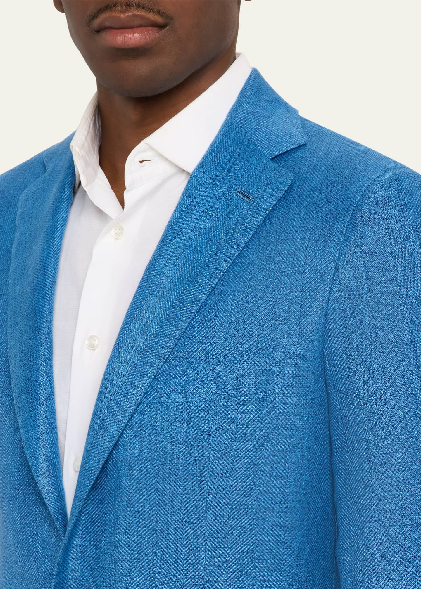 Kiton Men's Linen, Cashmere and Silk Herringbone Sport Coat - Bergdorf ...