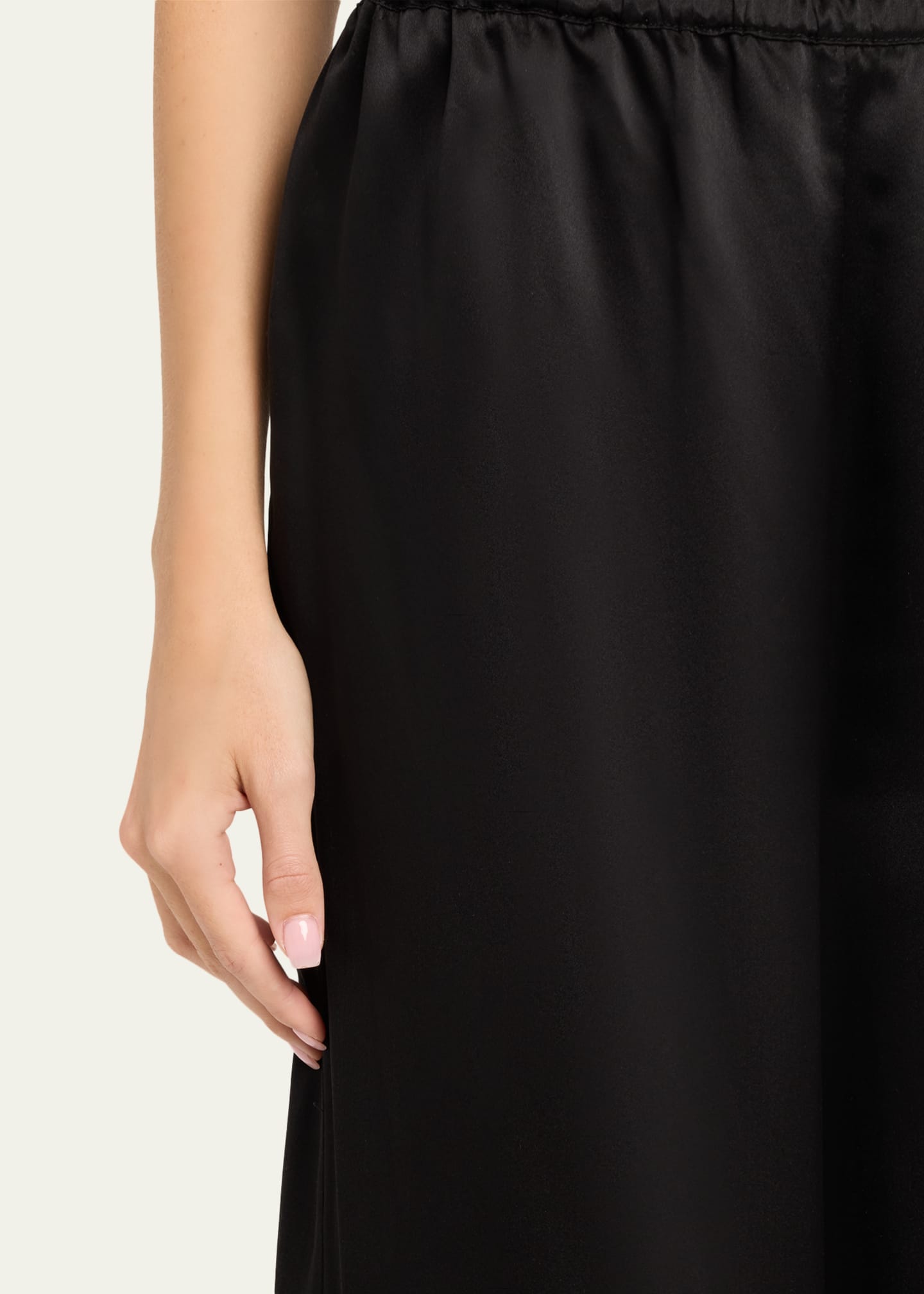 Rosie Assoulin Chicken Lace-Trim Silk Wide-Leg Pajama Pants - Bergdorf ...