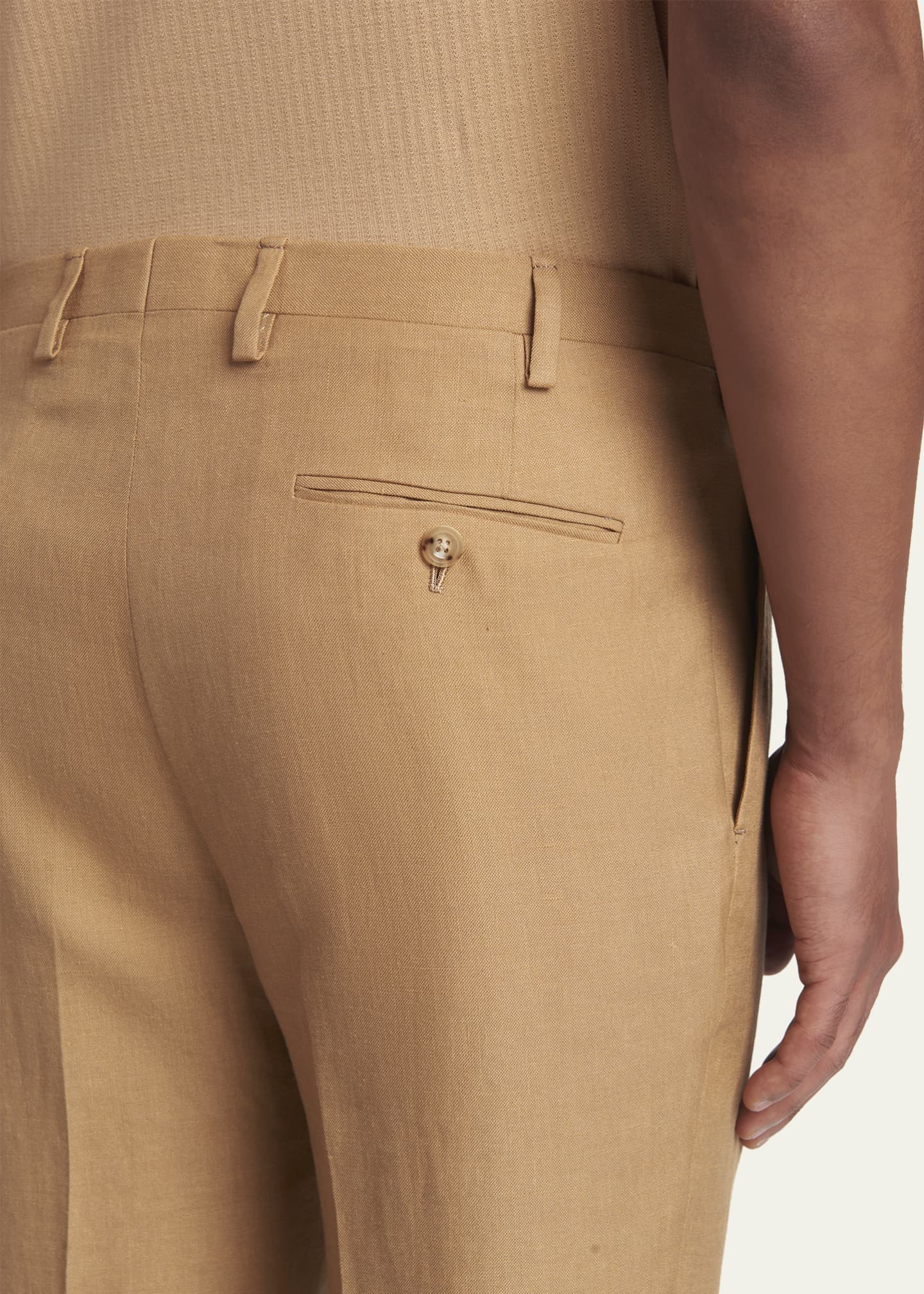 Kiton Men's Cashmere-Blend Straight Leg Pleated Trousers - Bergdorf Goodman