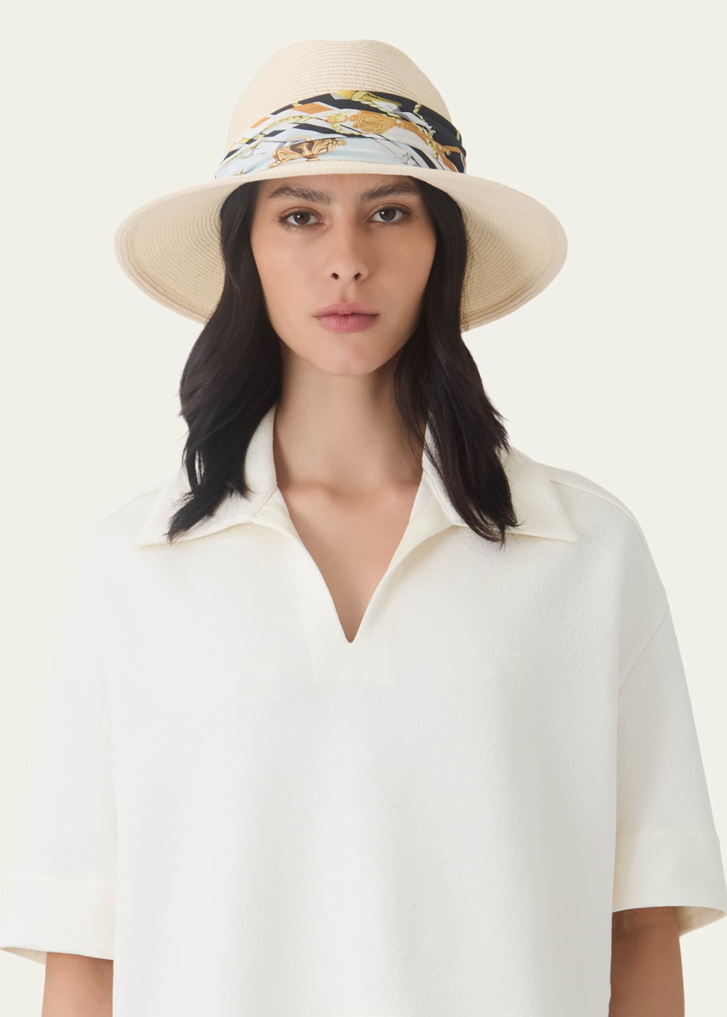 Eugenia Kim Courtney Woven Paper Fedora - Bergdorf Goodman