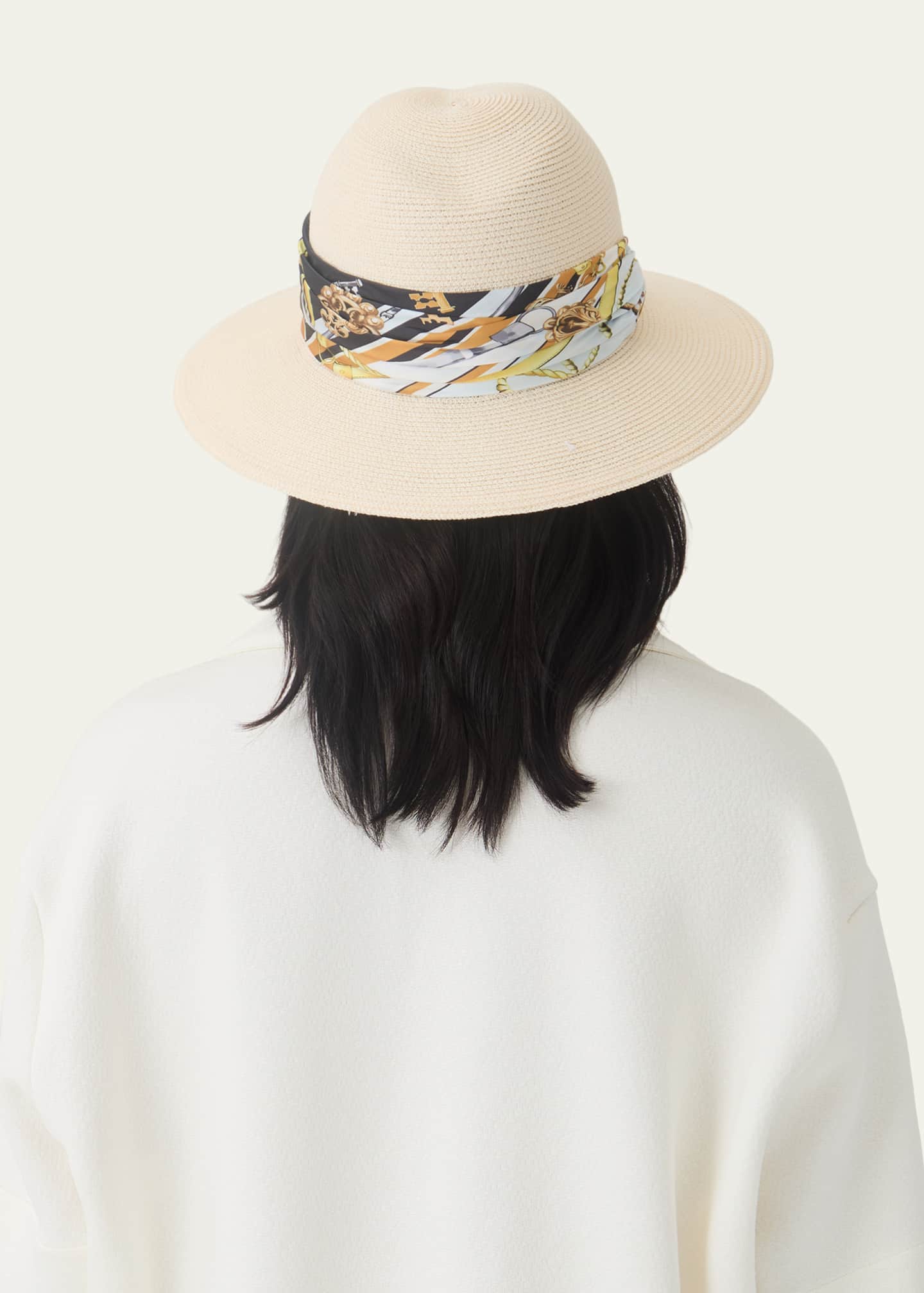 Eugenia Kim Courtney Woven Paper Fedora - Bergdorf Goodman