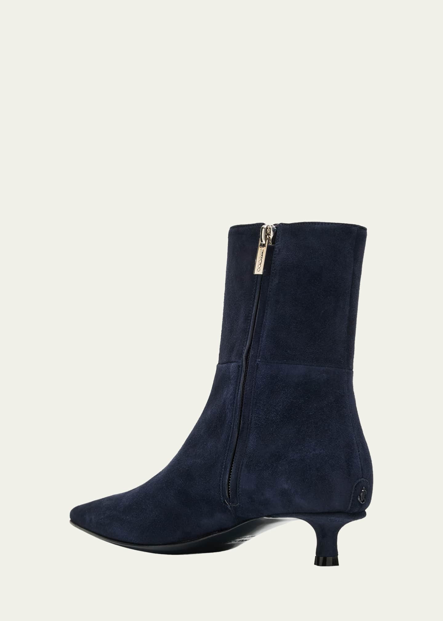 Jimmy Choo Lory 35 Suede Ankle Booties - Bergdorf Goodman
