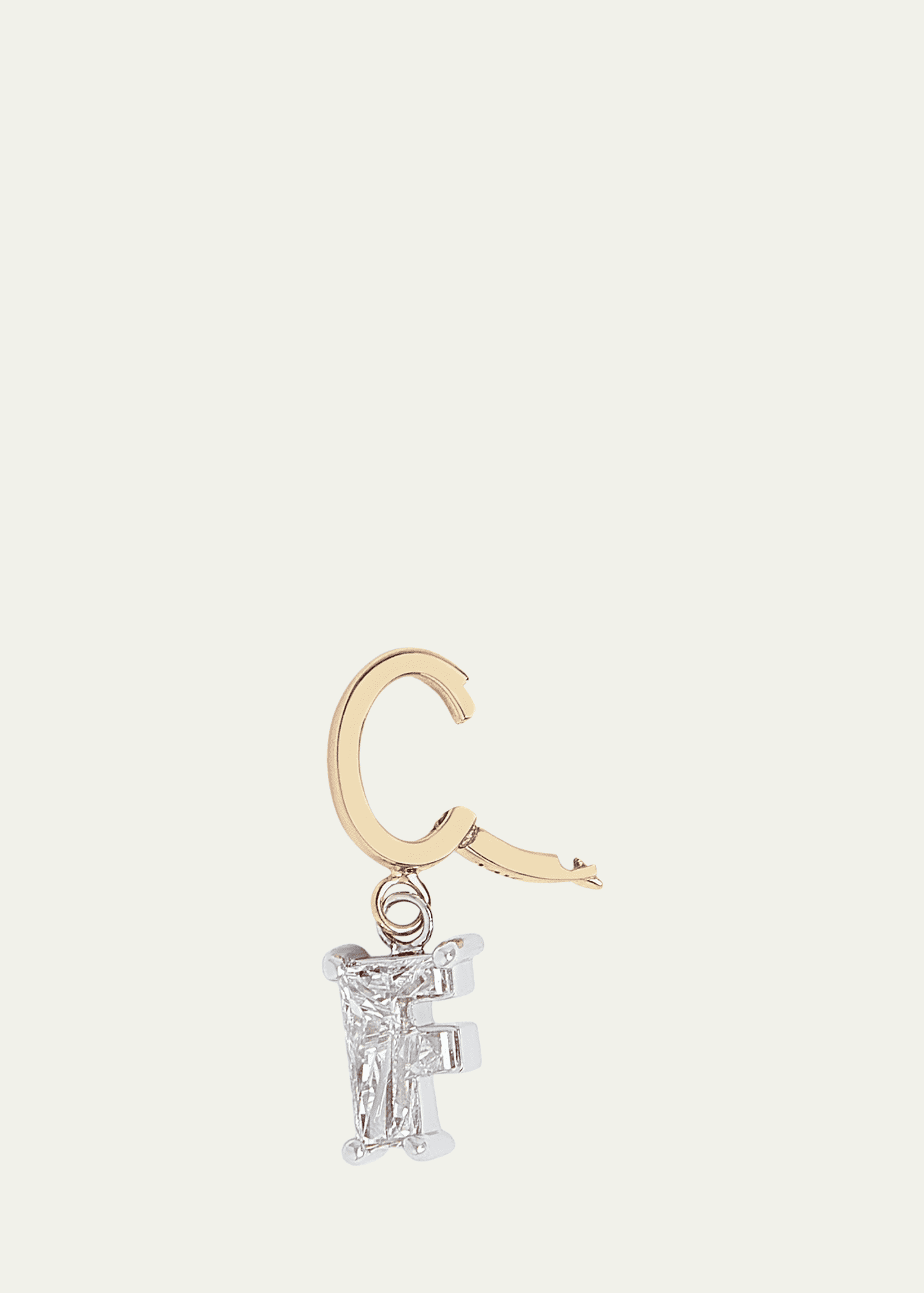Kendall Row Lab Grown Diamond 14K Letter Charm, F - Bergdorf Goodman