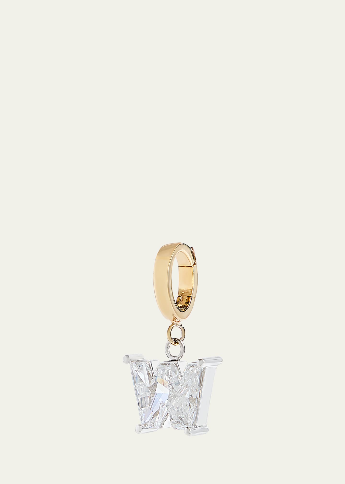 Kendall Row Lab Grown Diamond 14K Letter Charm, W - Bergdorf Goodman