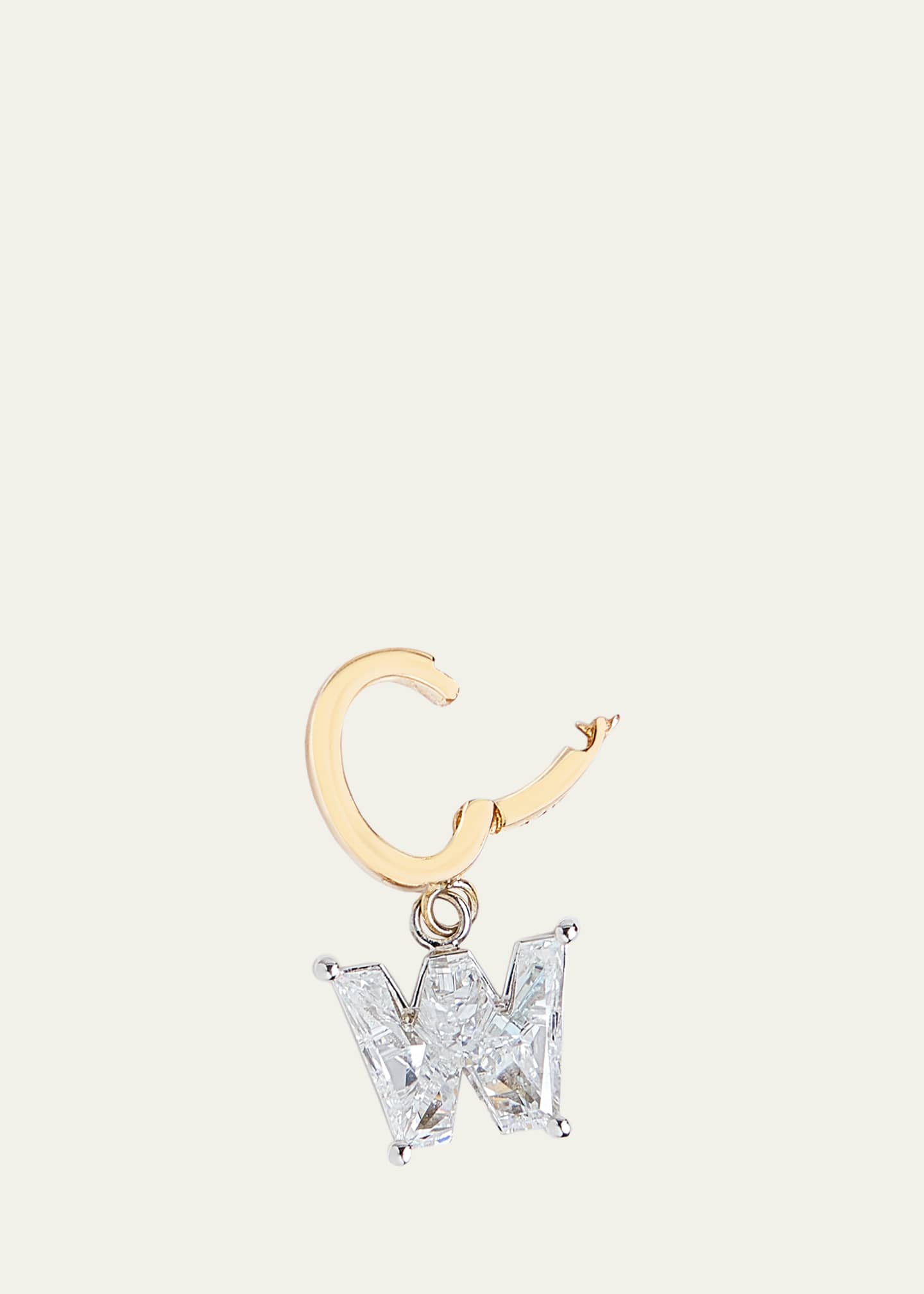 Kendall Row Lab Grown Diamond 14K Letter Charm, W - Bergdorf Goodman