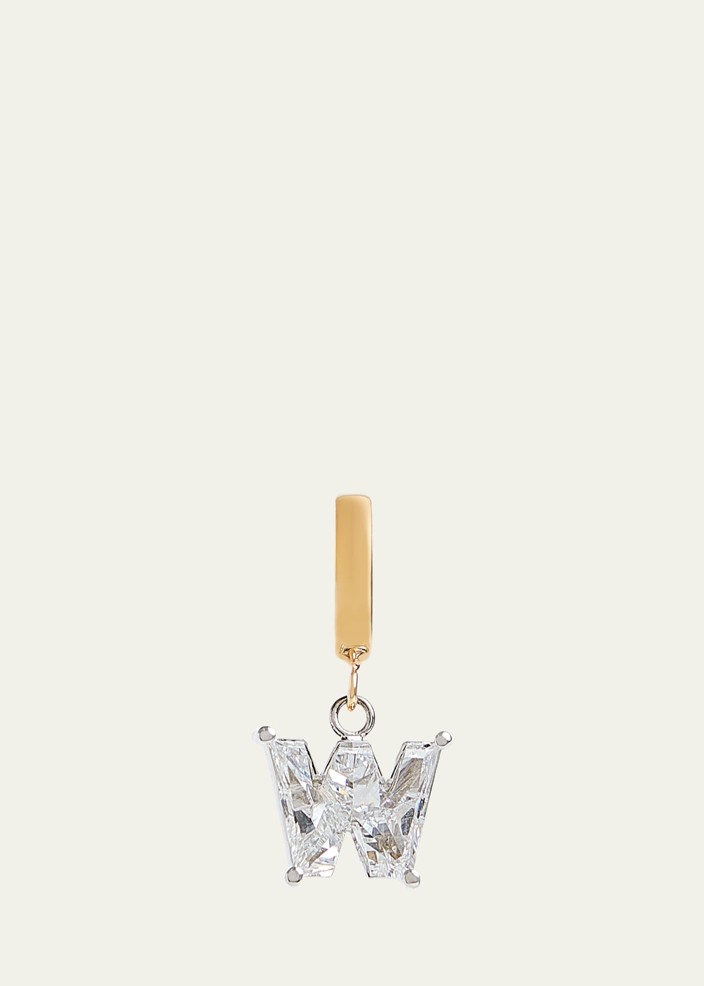 Kendall Row Lab Grown Diamond 14K Letter Charm, W - Bergdorf Goodman