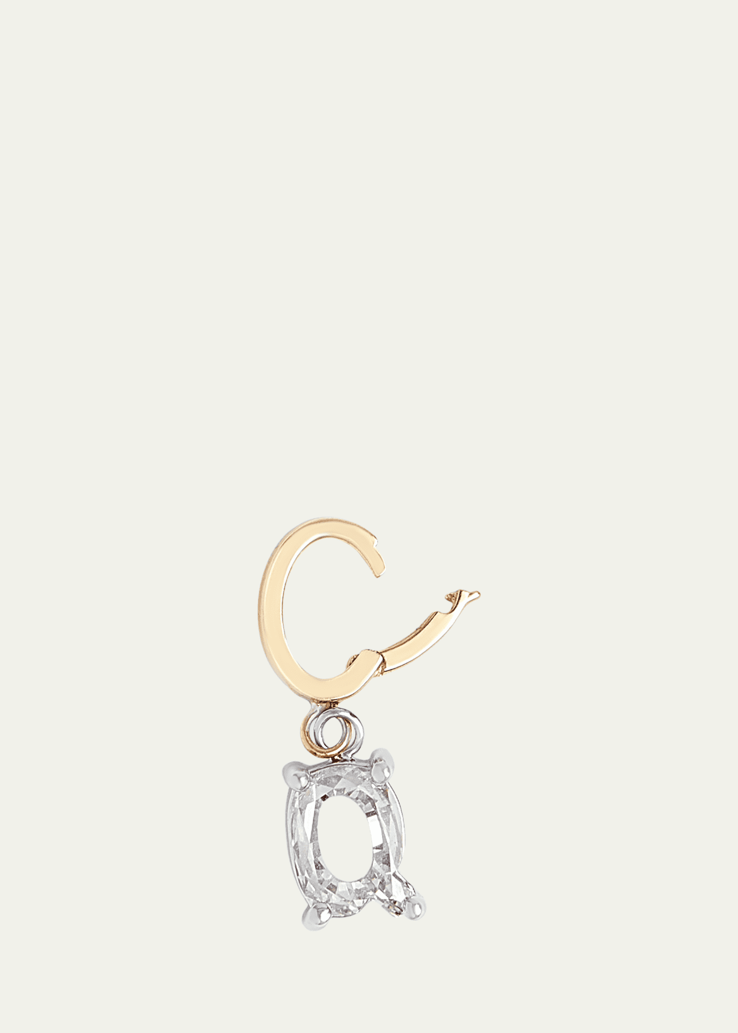 Kendall Row Lab Grown Diamond 14K Letter Charm, Q - Bergdorf Goodman