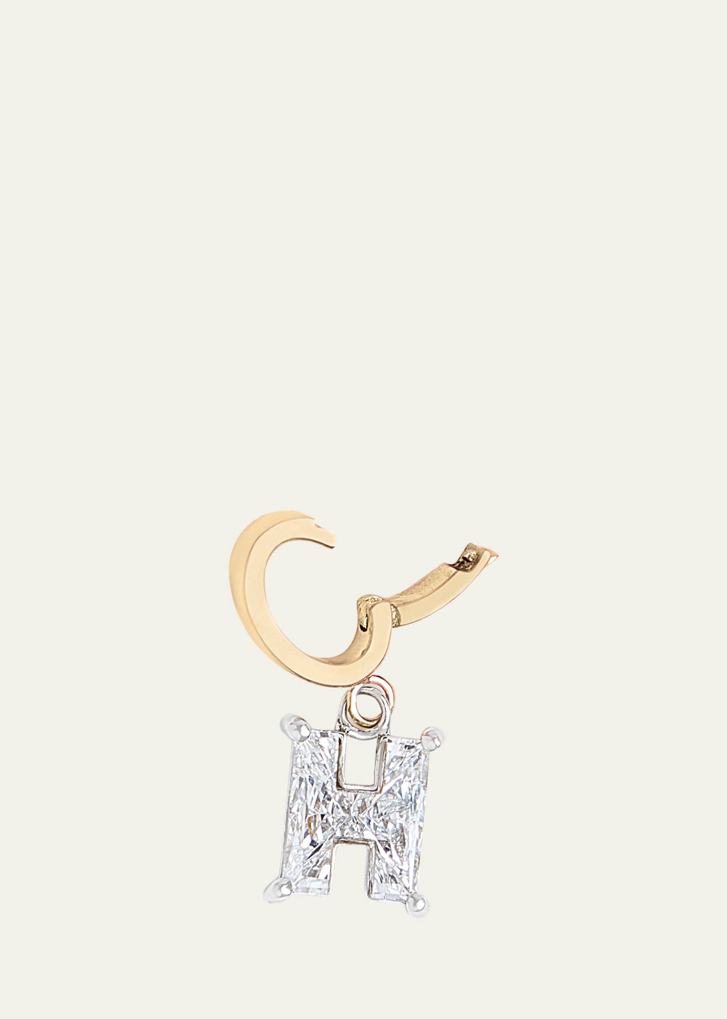Kendall Row Lab Grown Diamond 14K Letter Charm, H - Bergdorf Goodman