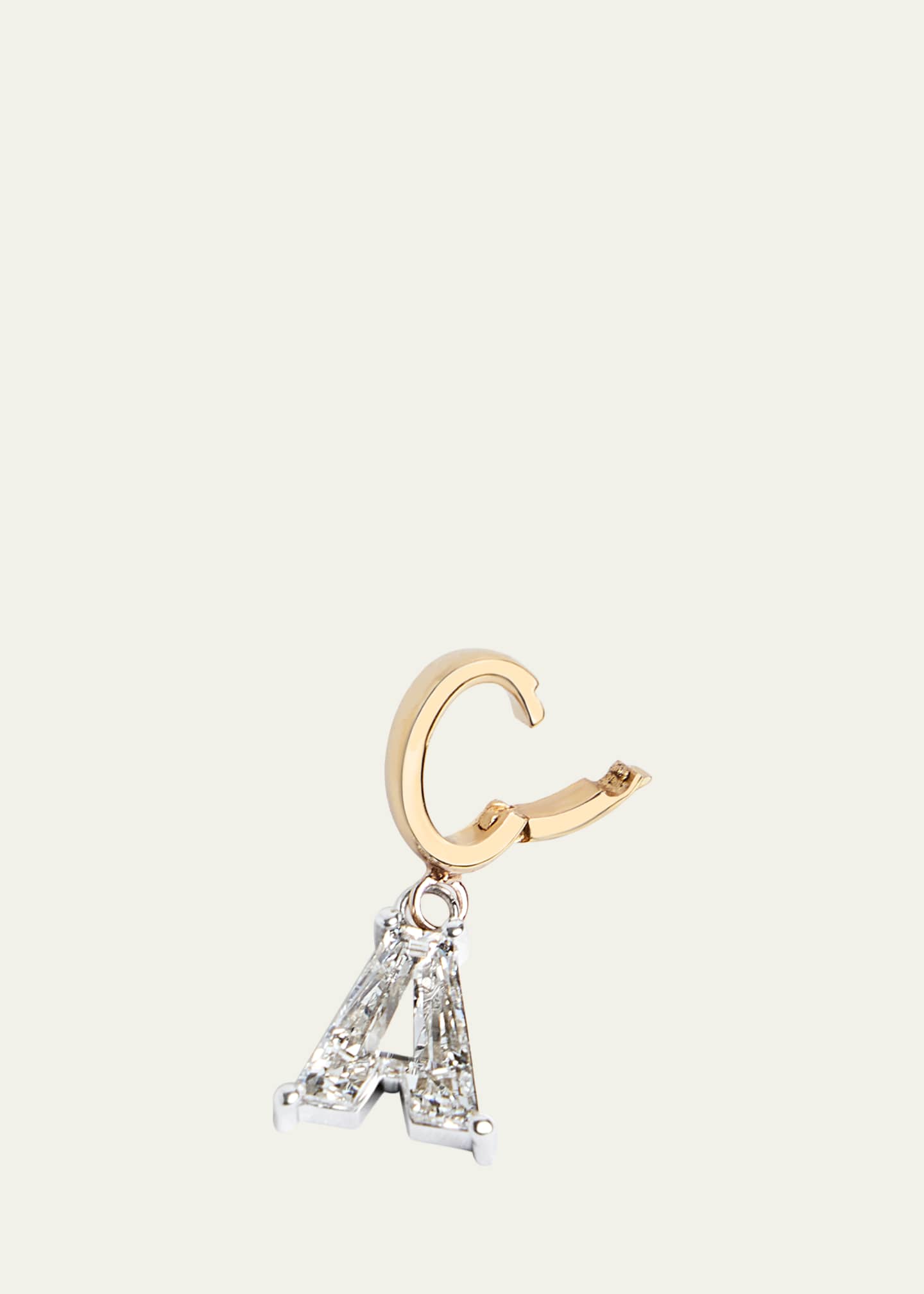 Kendall Row Lab Grown Diamond 14K Letter Charm, A - Bergdorf Goodman