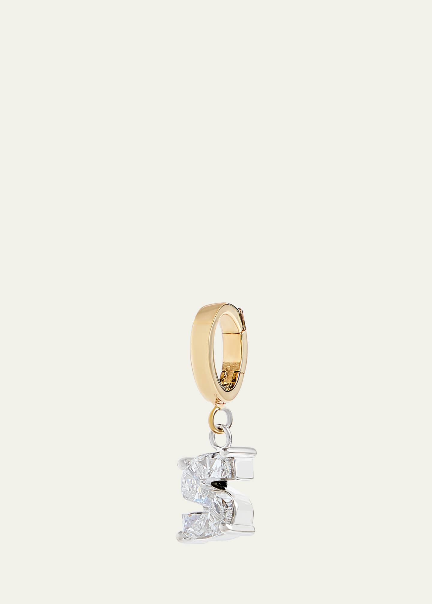 Kendall Row Lab Grown Diamond 14K Letter Charm, S - Bergdorf Goodman