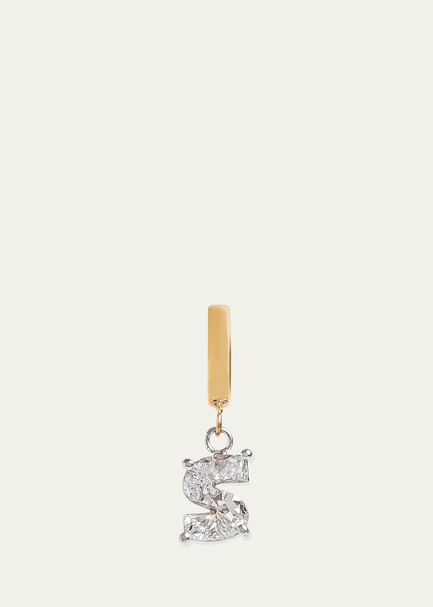 Kendall Row Lab Grown Diamond 14K Letter Charm, S - Bergdorf Goodman