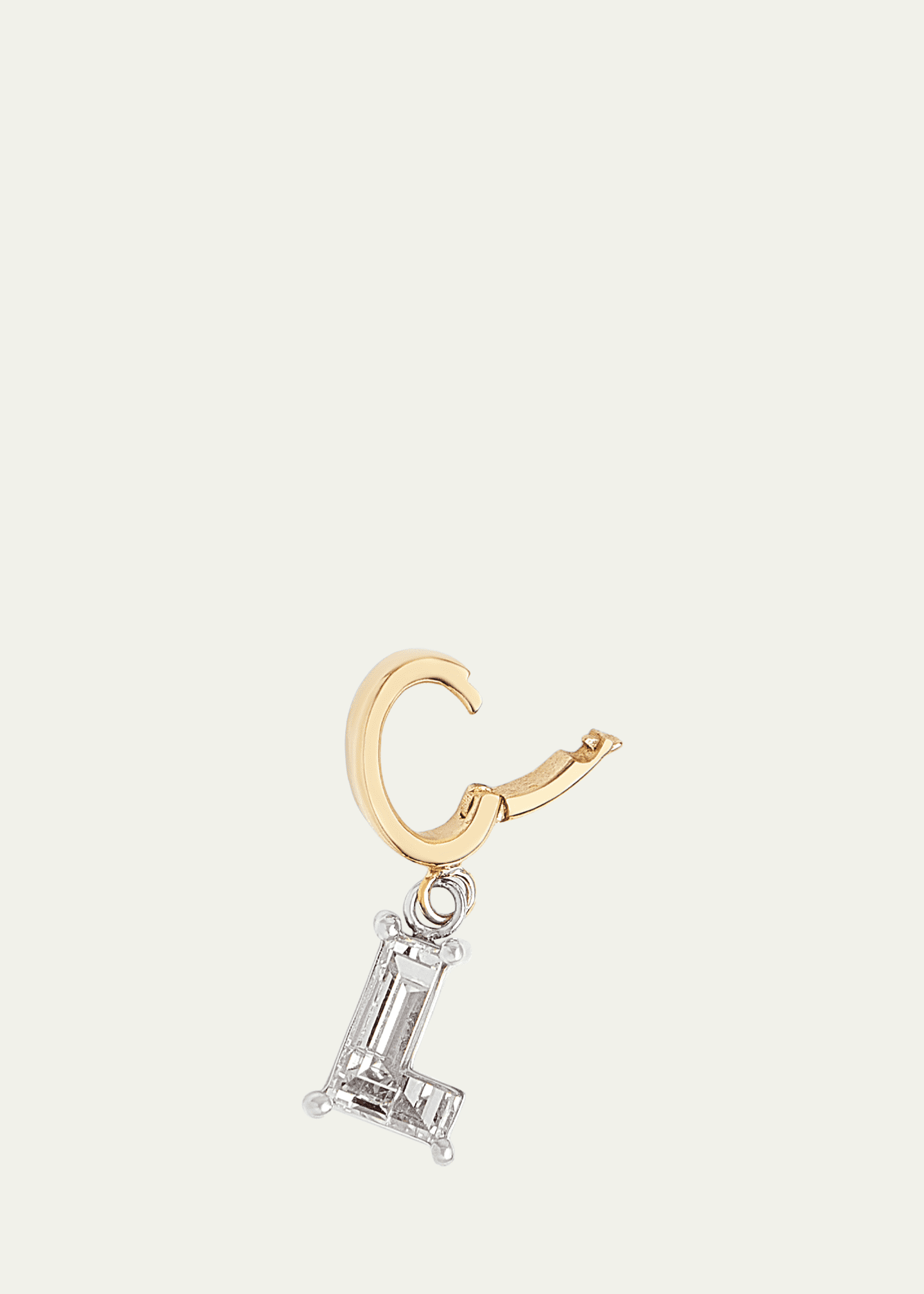 Kendall Row Lab Grown Diamond 14K Letter Charm, L - Bergdorf Goodman